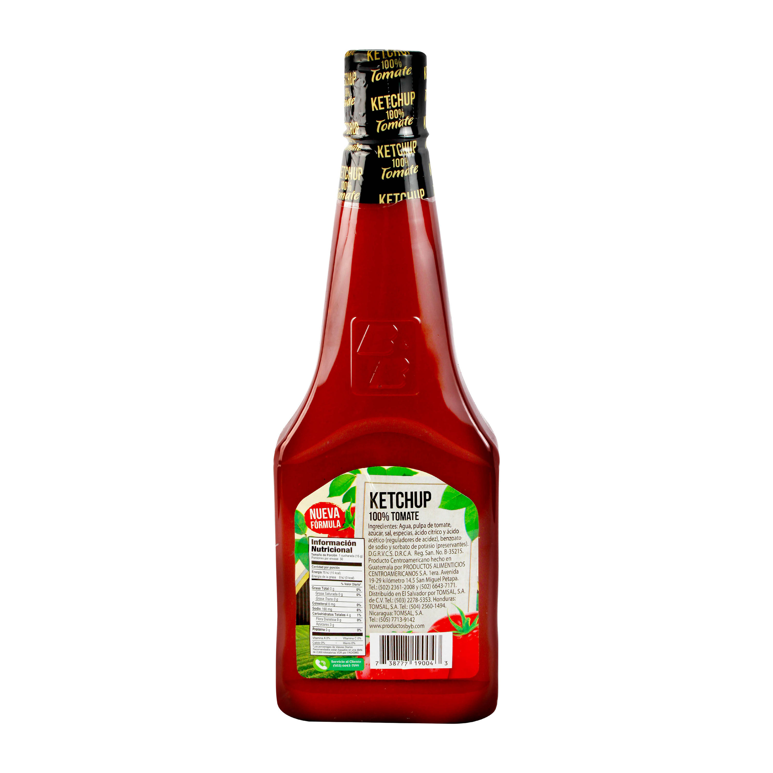 Ketchup B&B Botella Plastica - 750gr