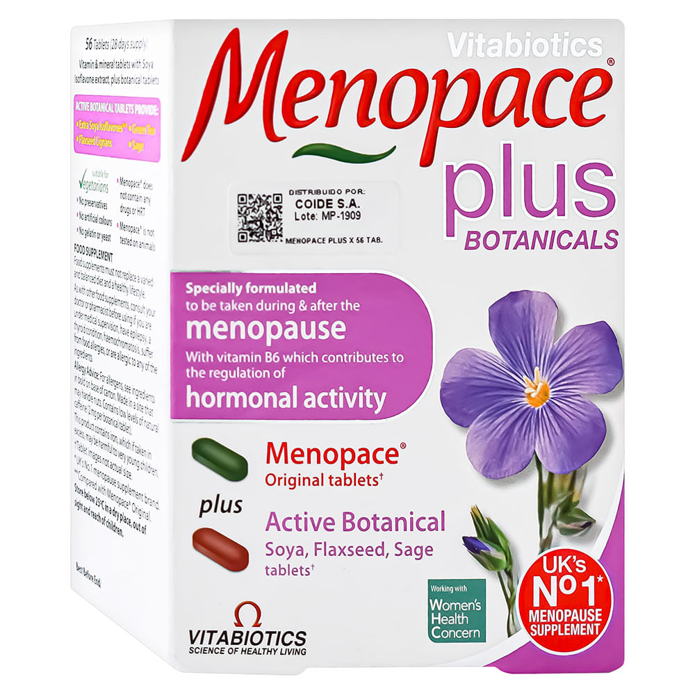 Comprar Menopace Plus 56 Tabletas Una Caja | Walmart Guatemala