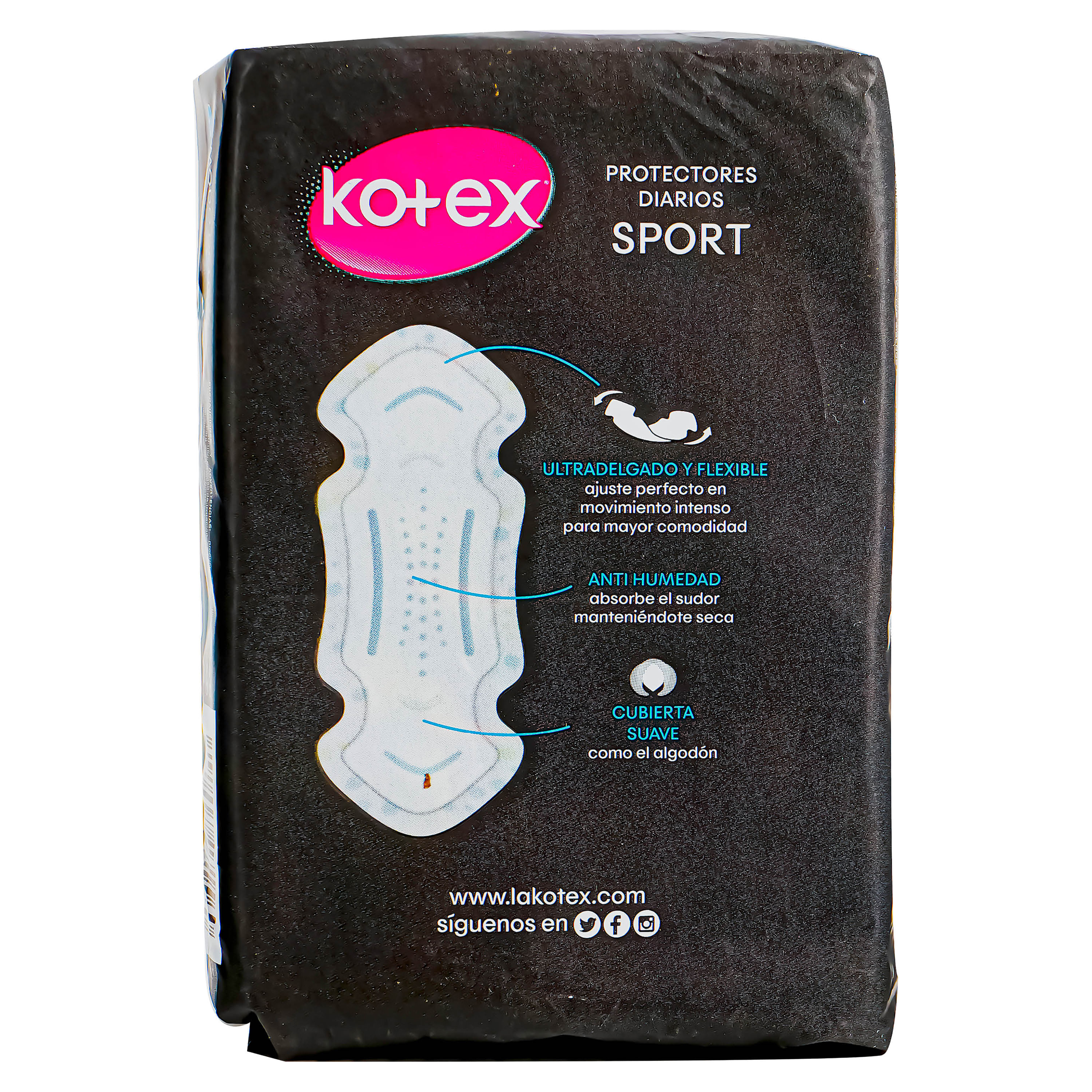 Protectores Diarios Kotex Sport Regulares -40Unidades - Walmart ...