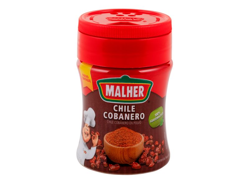 MALHER® Chile Cobanero en Polvo Frasco 45g