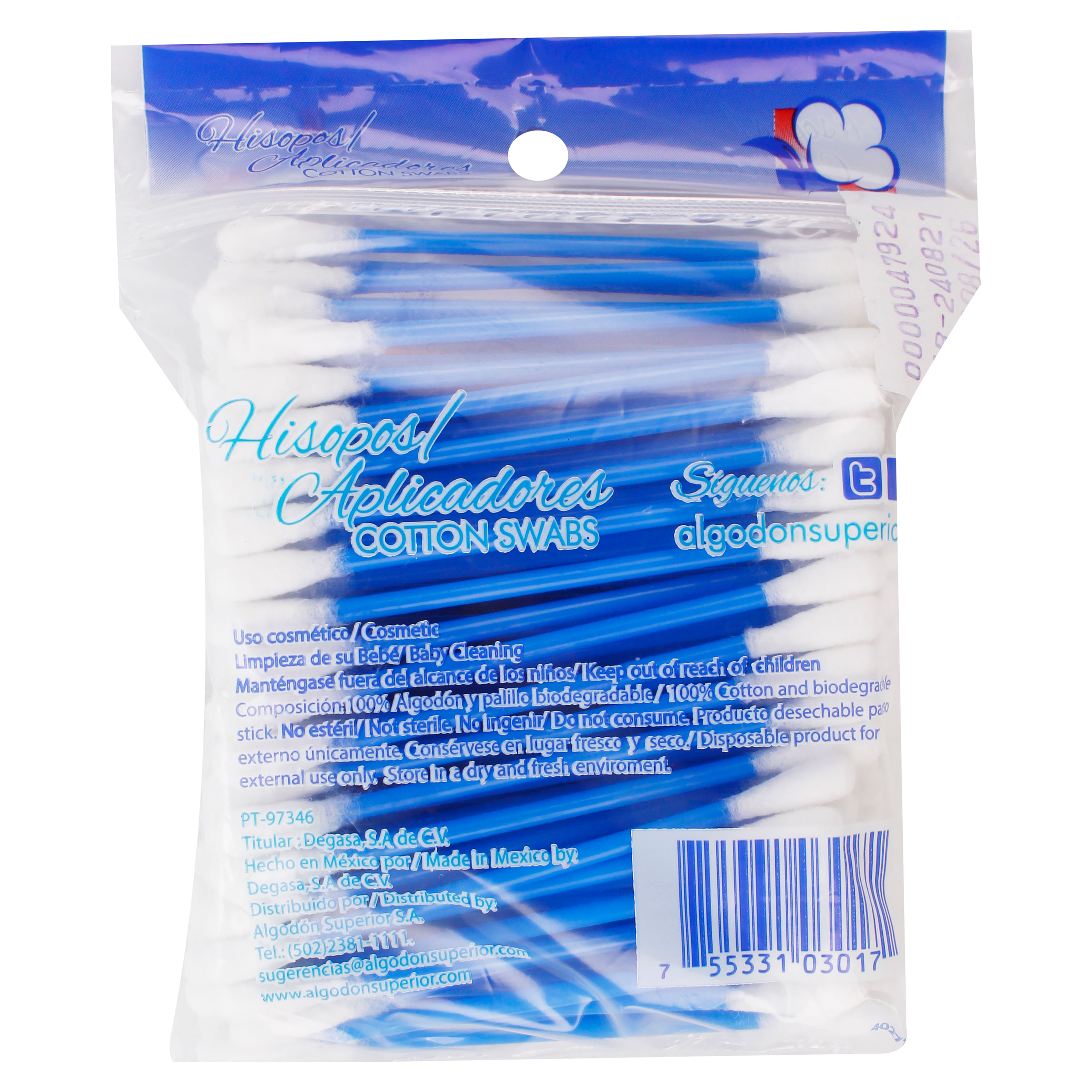 Comprar Hisopos Superior Color 100 Unds | Walmart Guatemala - Walmart ...