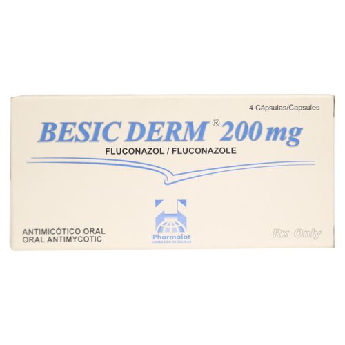 Besic 200Mg 4 Capsulas Una Caja