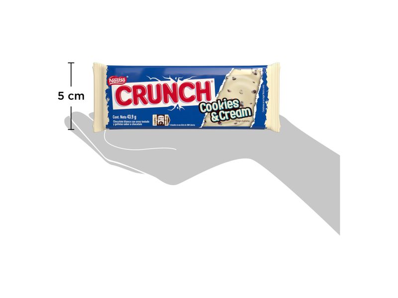 Comprar CRUNCH Barra de Chocolate Cookies & Cream de 43.9g | Walmart ...