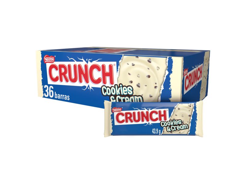 Comprar CRUNCH Barra de Chocolate Cookies & Cream de 43.9g | Walmart ...