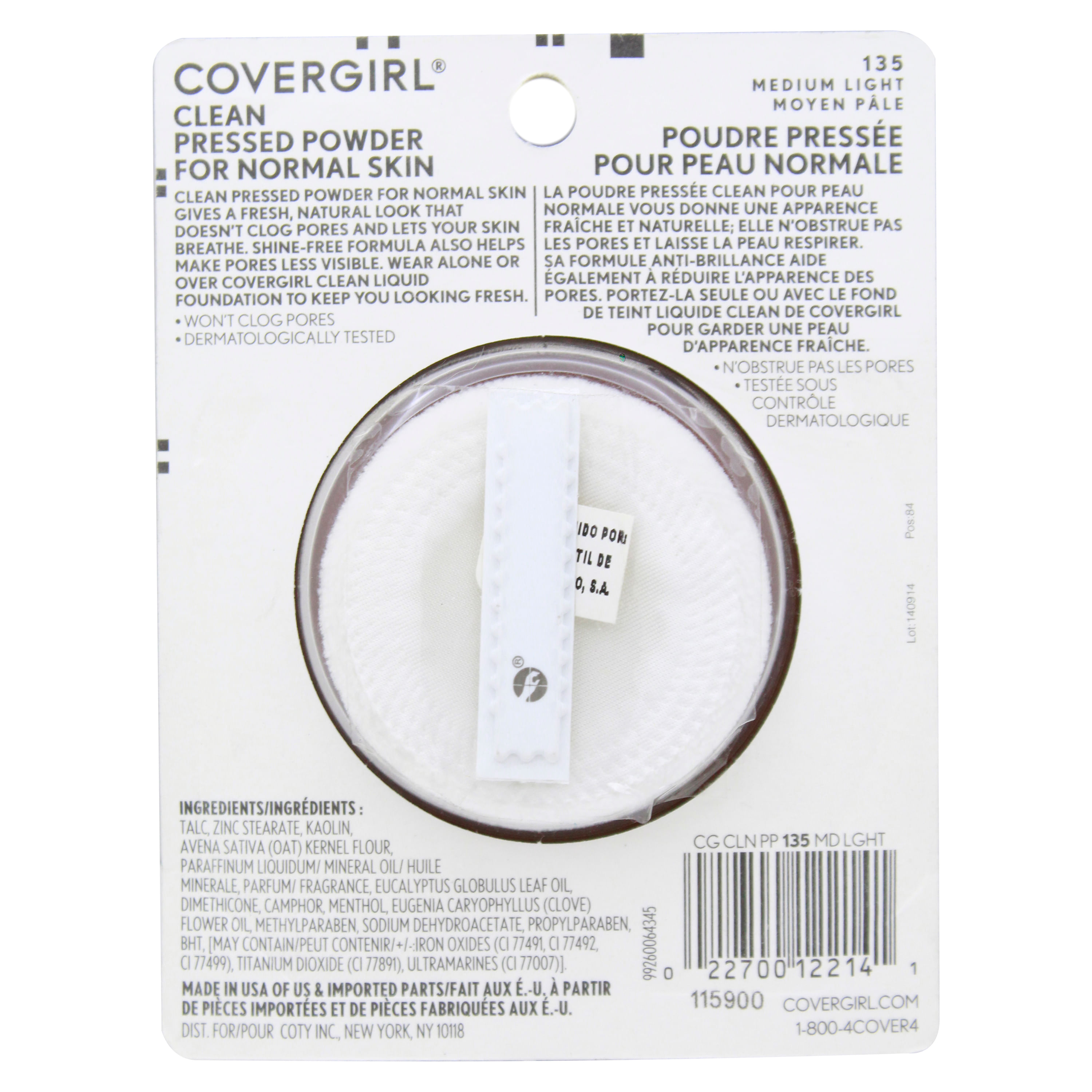 Polvo Comp Cover Clean Nor Skin Med 11Gr - Walmart | Compra en línea