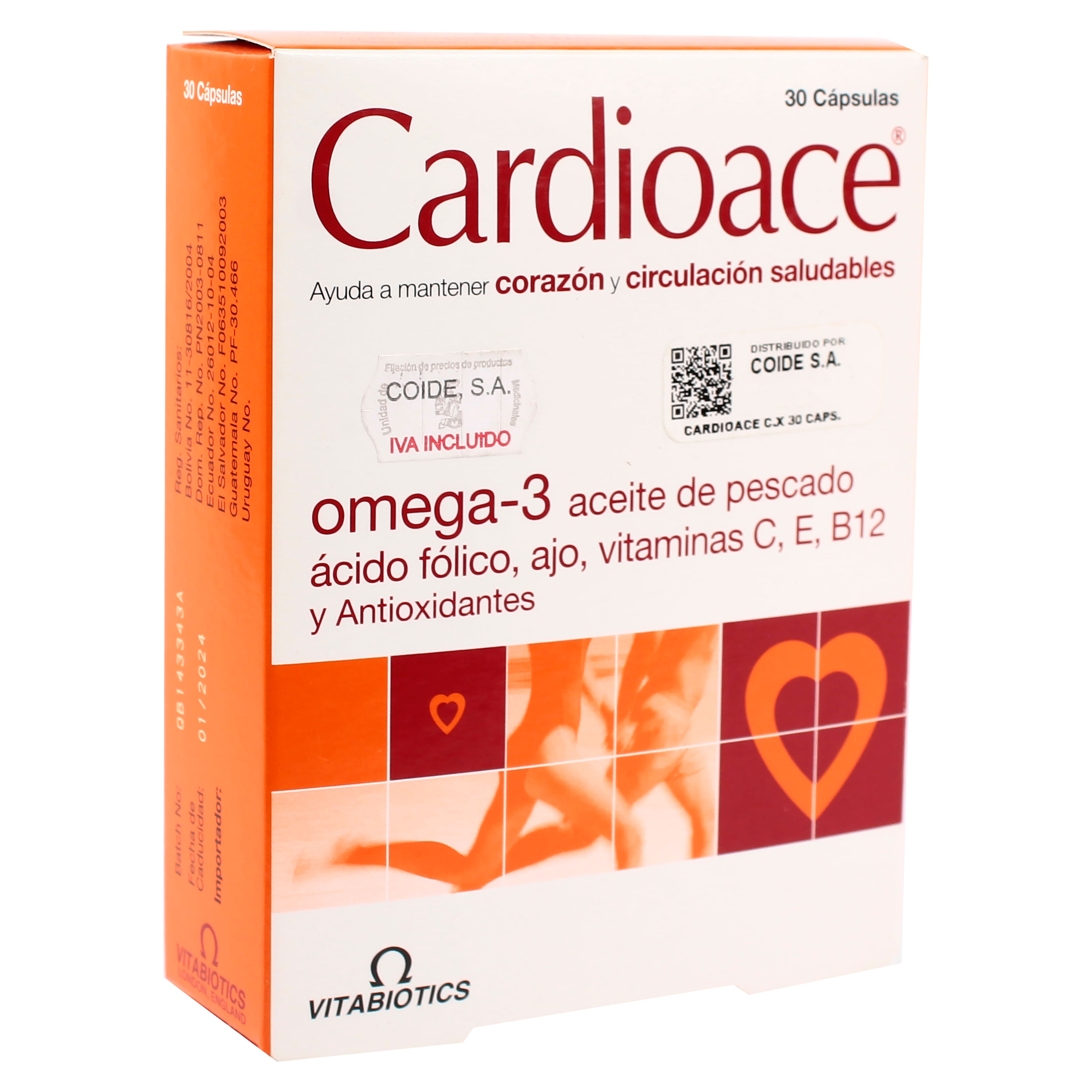Comprar Cardioace 30 Capsulas | Walmart Guatemala