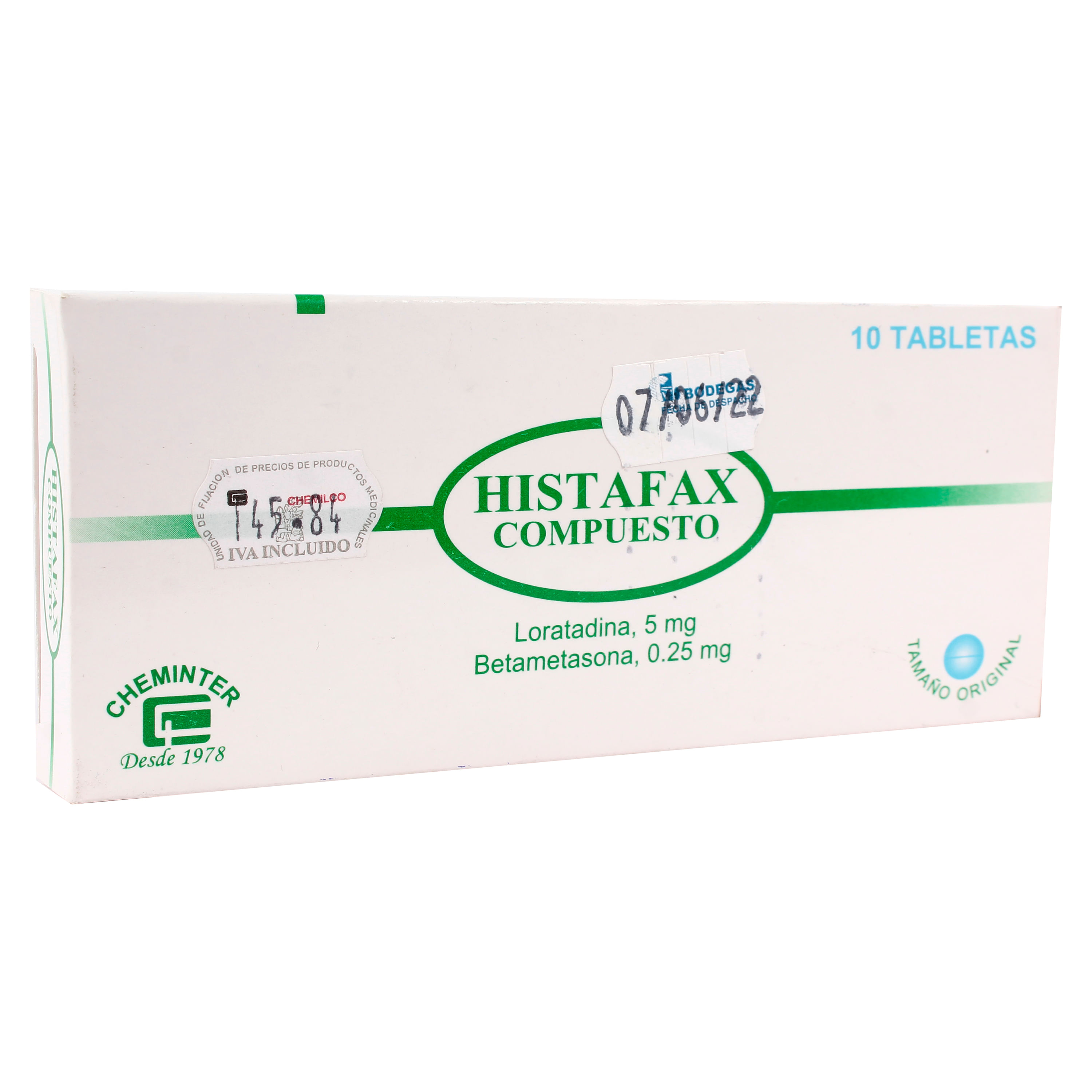 Comprar Histafax Compuesto 10 Tabletas | Walmart Guatemala - Paiz ...