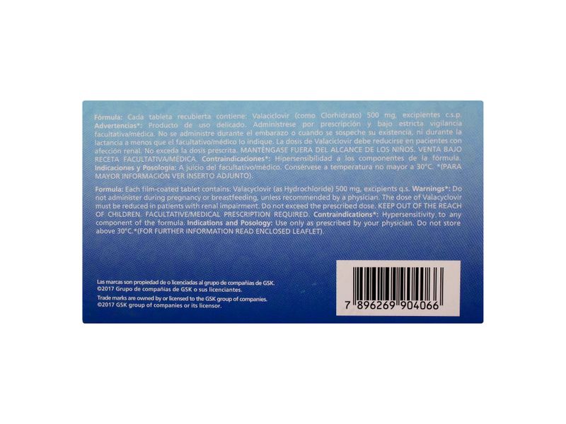 Comprar Valtrex 500 Mg 10 Tabletas | Walmart Guatemala - Walmart | Compra en línea
