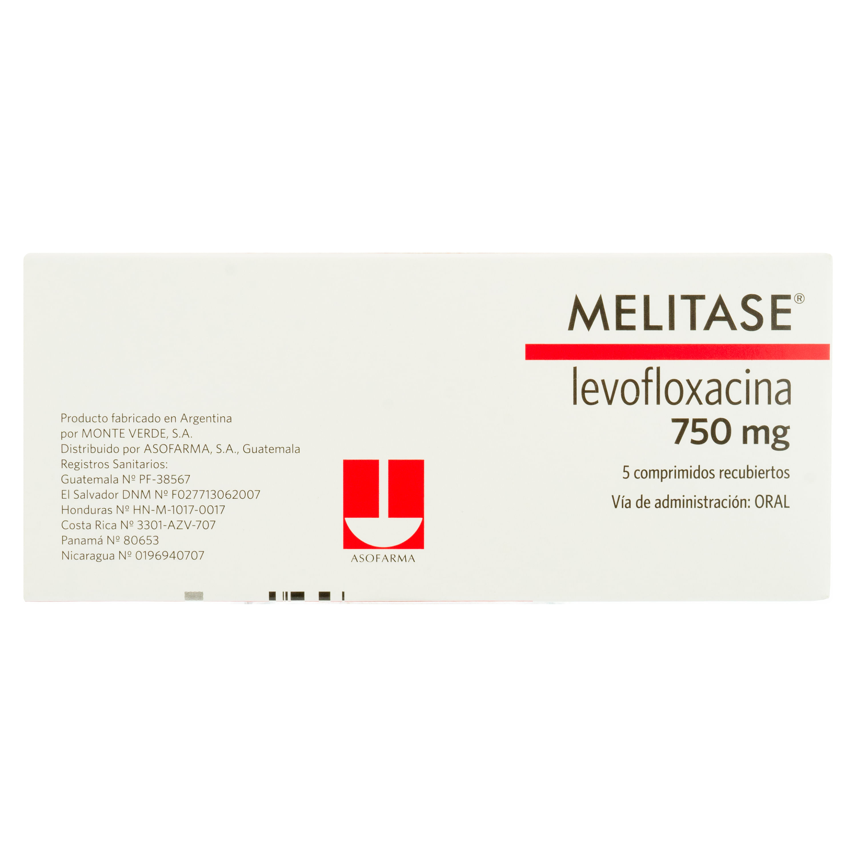 Comprar Melitase Asofarma 750 Mg X 5 Comprimidos | Walmart Guatemala