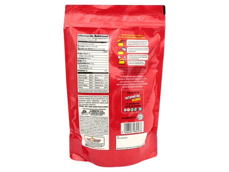 Comprar Mezcla Para Atol Incaparina Defensas 375gr | Walmart Guatemala