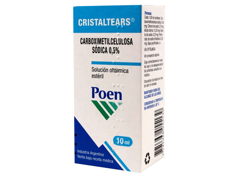 Comprar Cristal Tears Colirio 0.5% 10 ml | Walmart Guatemala