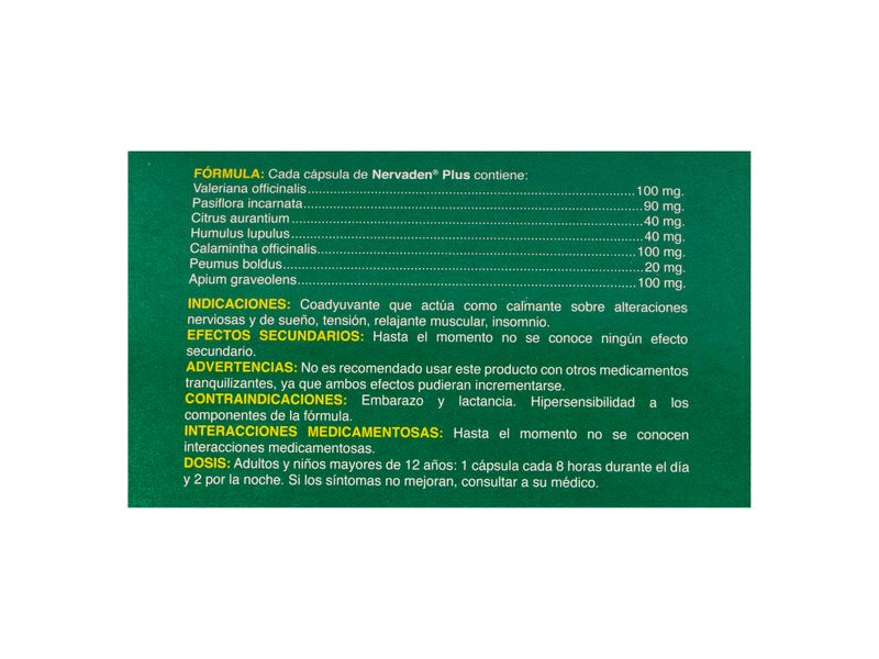 Comprar Nervaden Plus Por Unidad | Walmart Guatemala