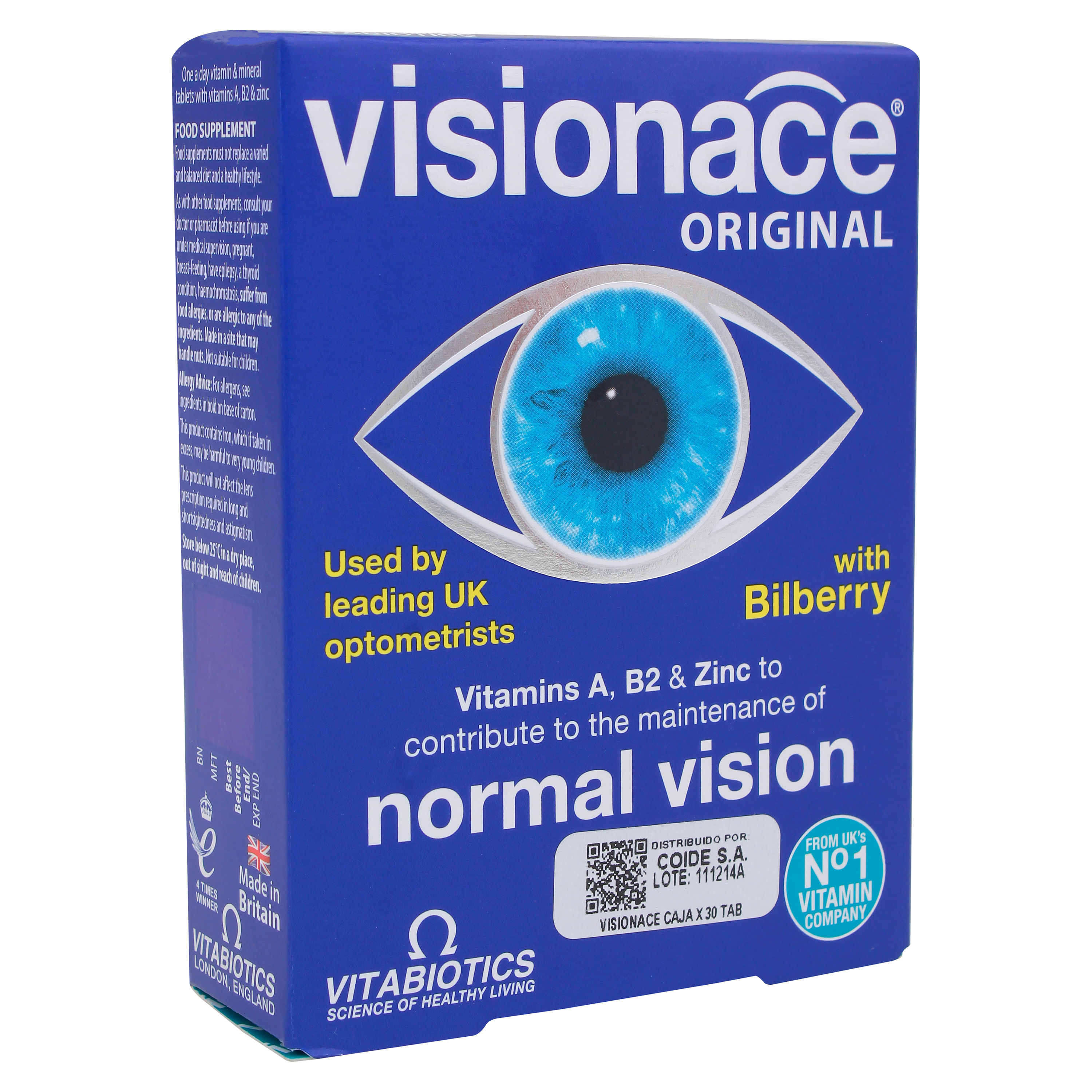 Comprar Multivitaminico Vitabiotics Visíonase - 30 Tabletas | Walmart ...