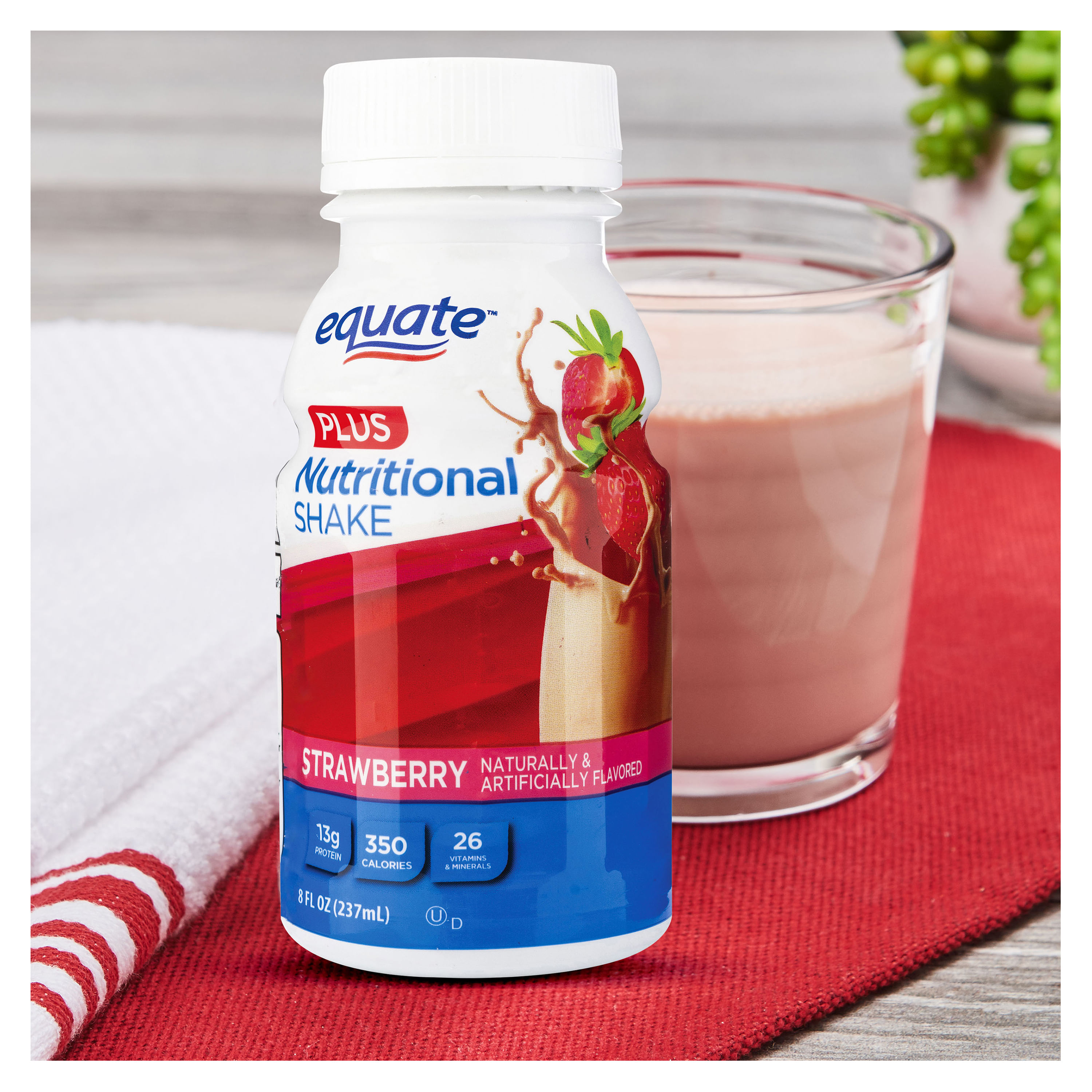 Complemento Equate Plus Strawberry - 237ml