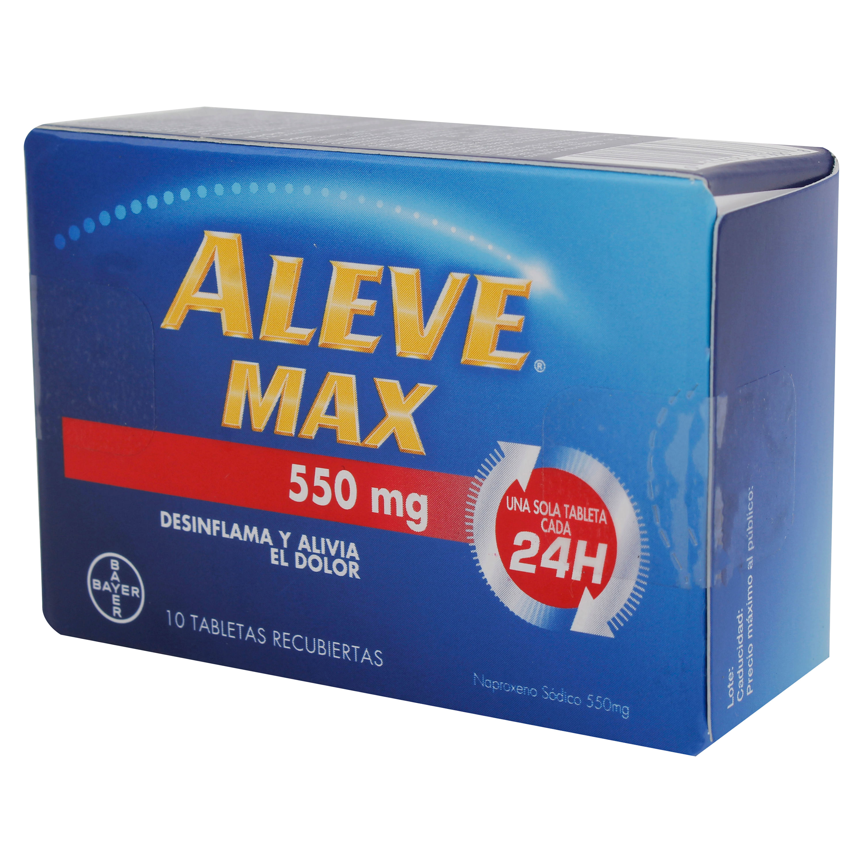 Comprar Tabletas Recubiertas Aleve Max 10 Unidades | Walmart Guatemala