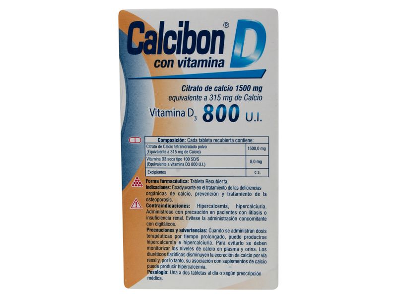 Comprar Calcibon D 800 Ui Tabletas X 30 | Walmart Guatemala