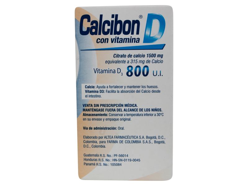 Comprar Calcibon D 800 Ui Tabletas X 30 | Walmart Guatemala