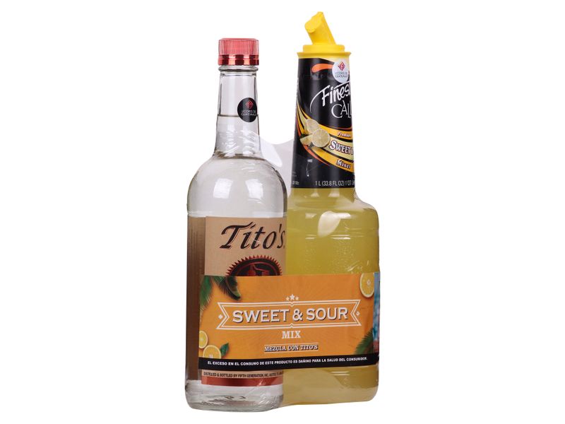Comprar Vodka Titos 750ml Y Finest Sweet And Sour | Walmart Guatemala