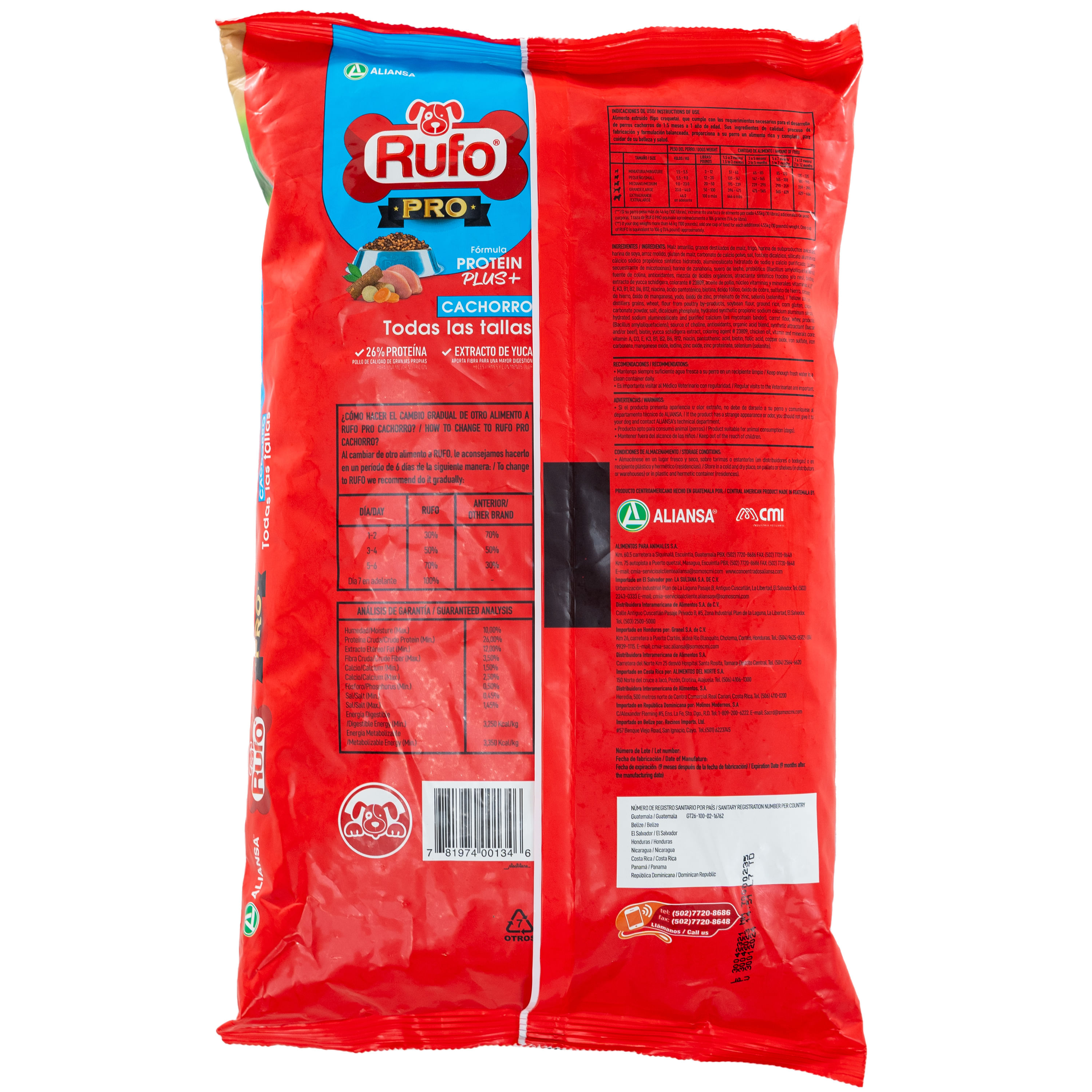 Comprar Alimento Para Perro Marca Rufo Pro Cachorro - 997gr | Walmart ...