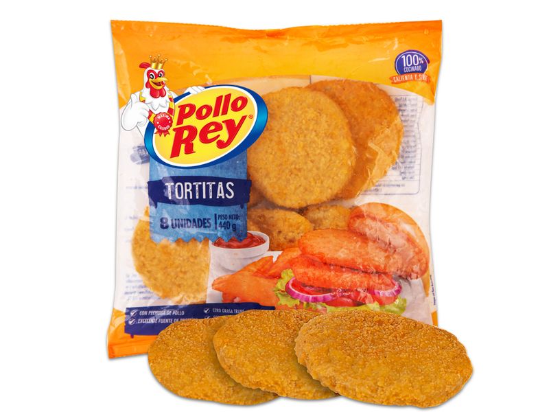 Comprar Tortita Empanizada Pollo Rey -8uds/440g | Walmart Guatemala