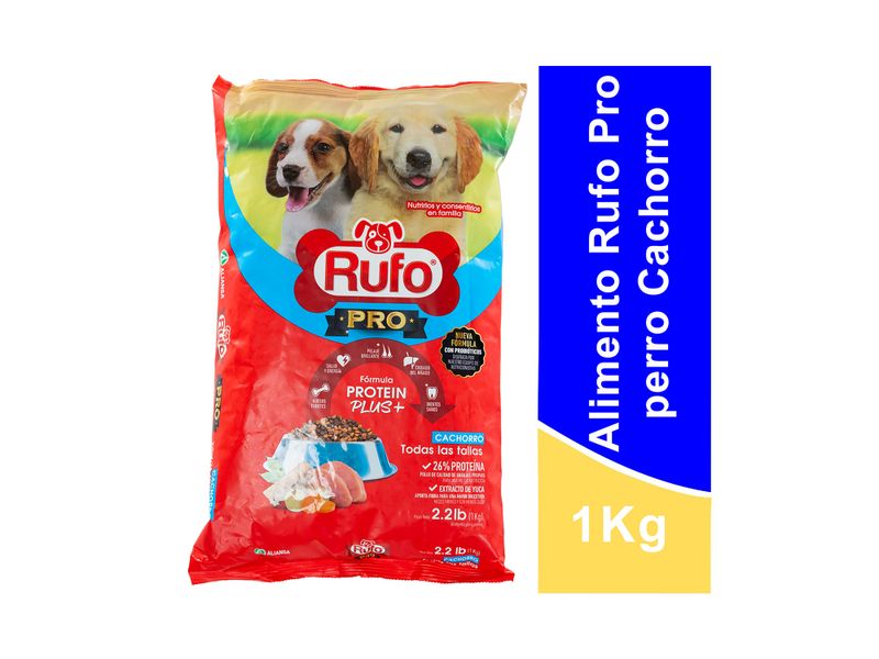 Comprar Alimento Para Perro Marca Rufo Pro Cachorro - 997gr | Walmart ...