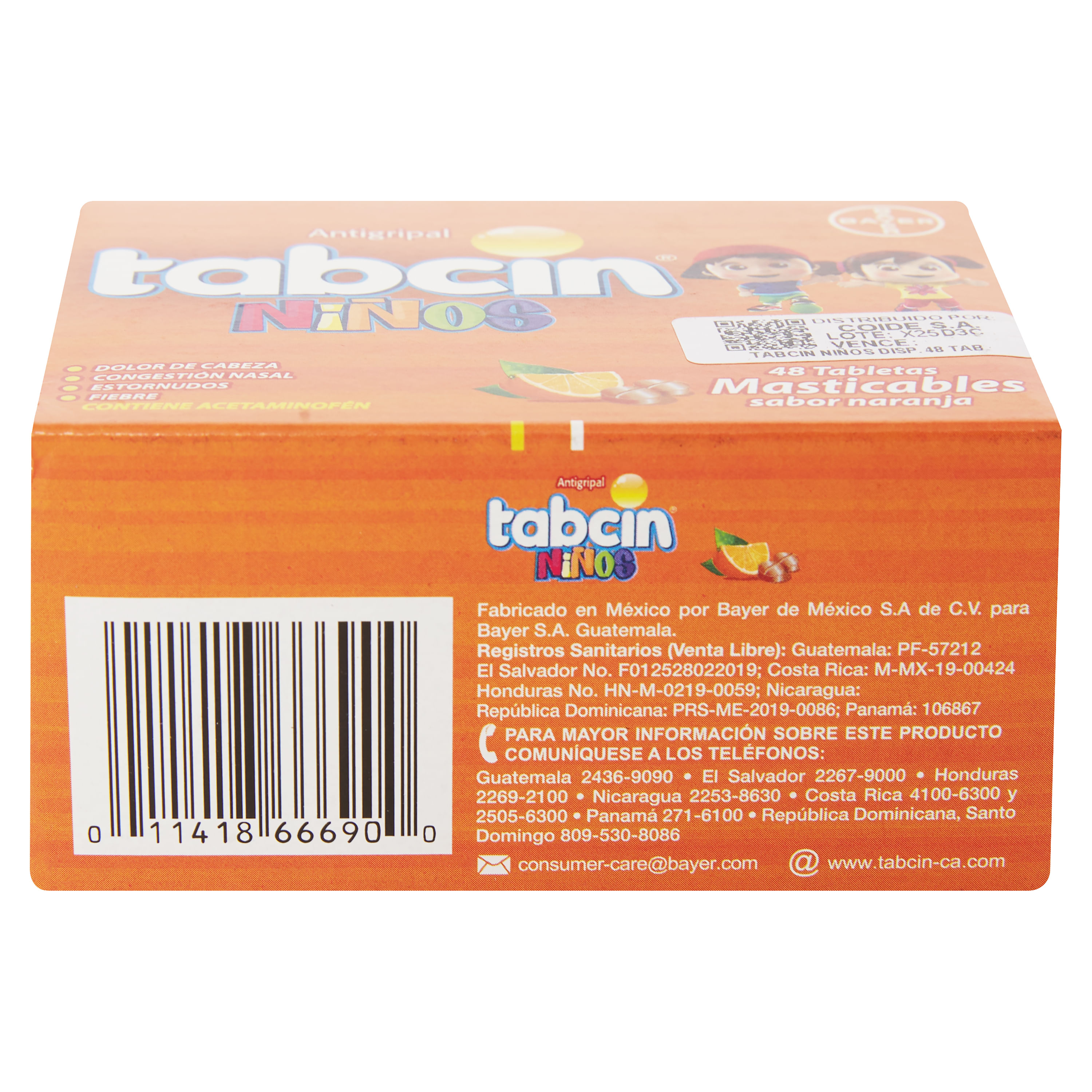 Comprar Tabcin Ninos Bayer 48 Tab Mast Walmart Guatemala Maxi Despensa Compra En Línea