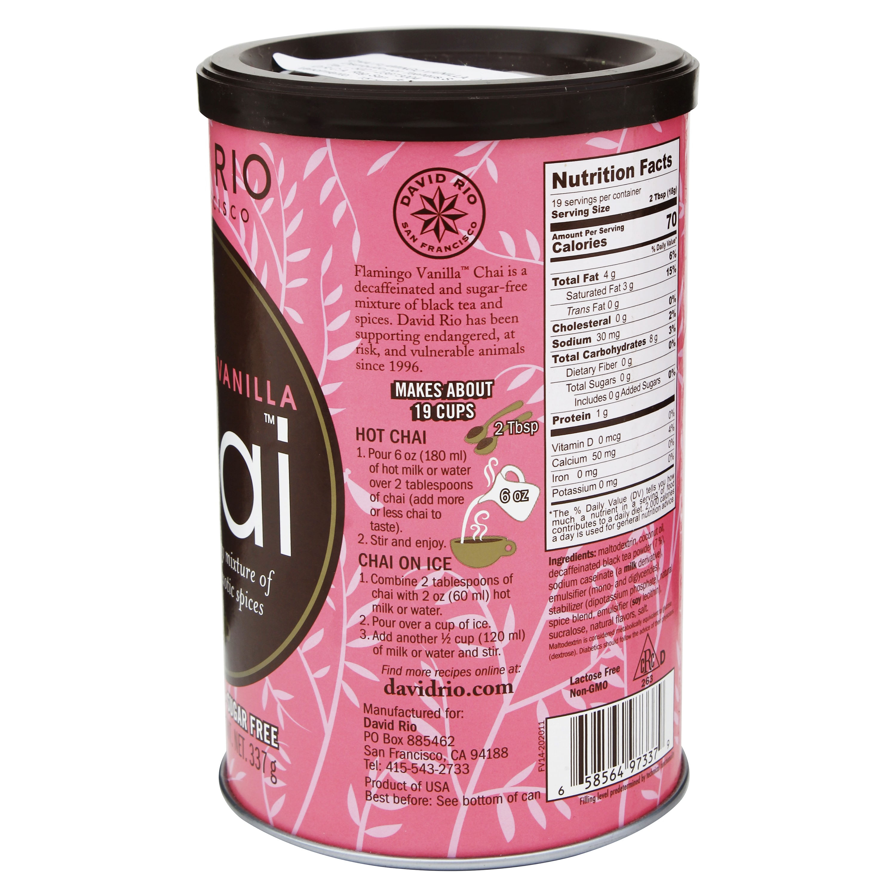 Comprar Flamingo Vanilla David Rio -337 g | Walmart Guatemala - Walmart ...