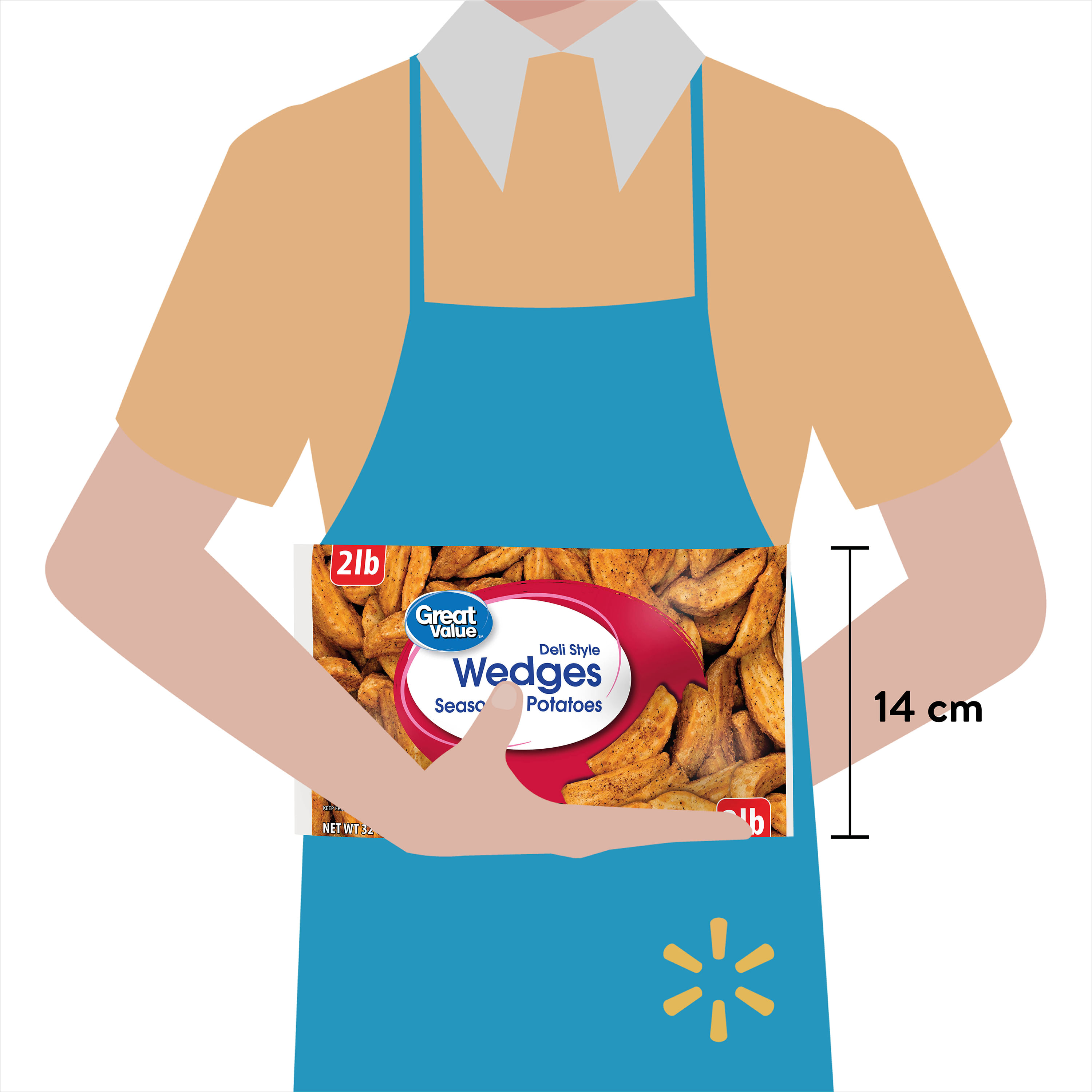 Comprar Papas Fritas Great Value En Gajo Sazonada - 907 g | Walmart ...