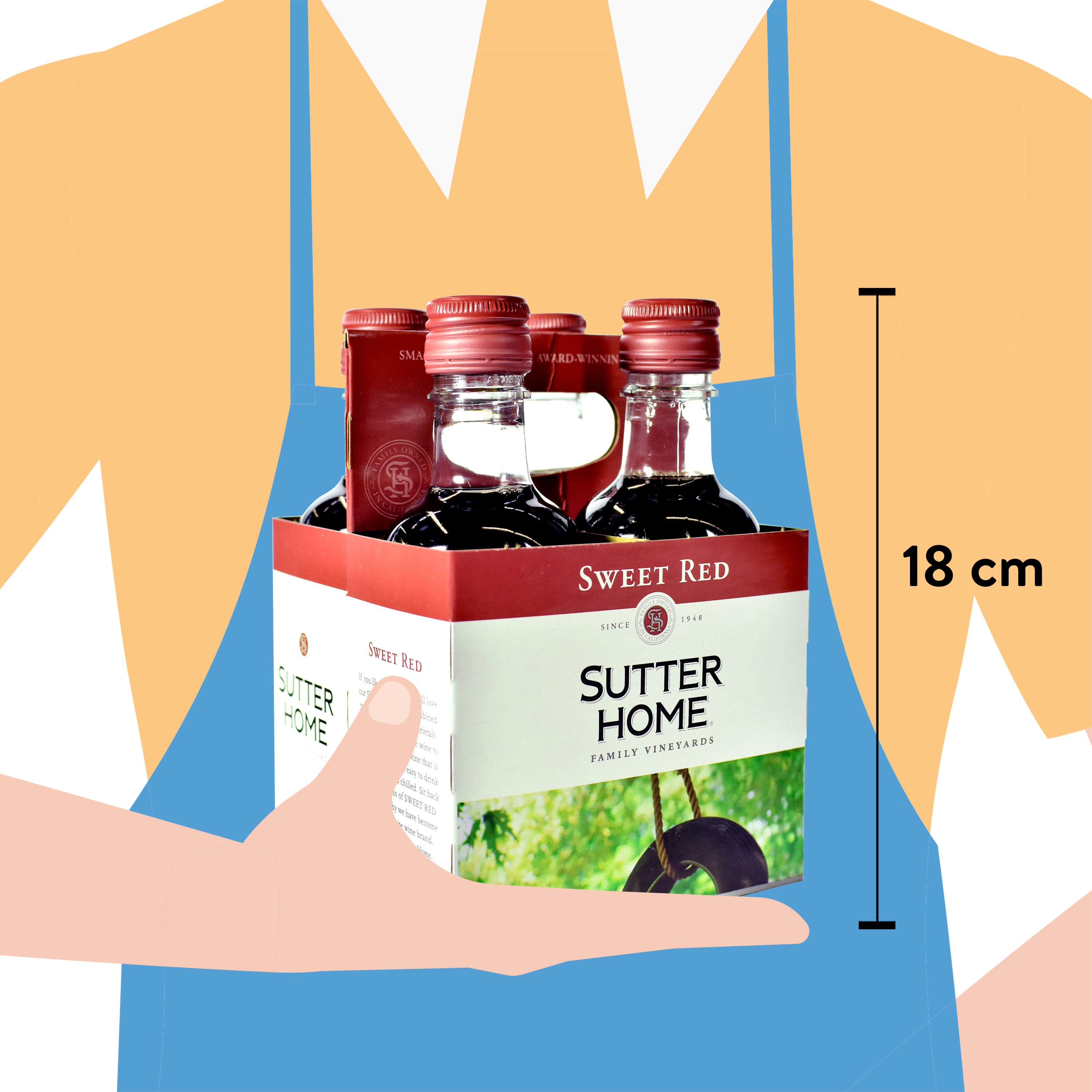 Comprar 4 Pack Vino Sutter Home Sweet Red - 748ml | Walmart Guatemala