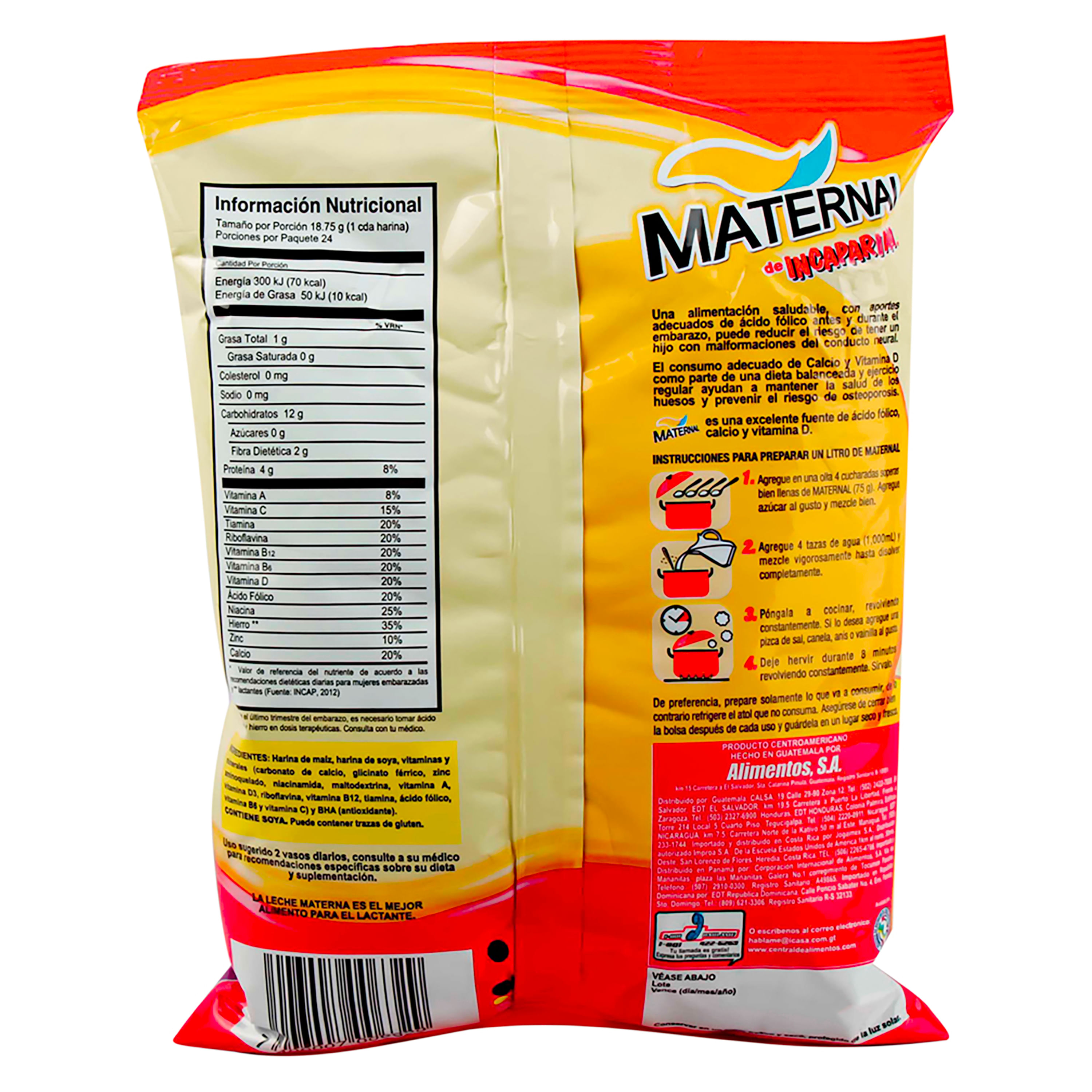 Comprar Atol Incaparina Para Maternal - 450 g | Walmart Guatemala ...