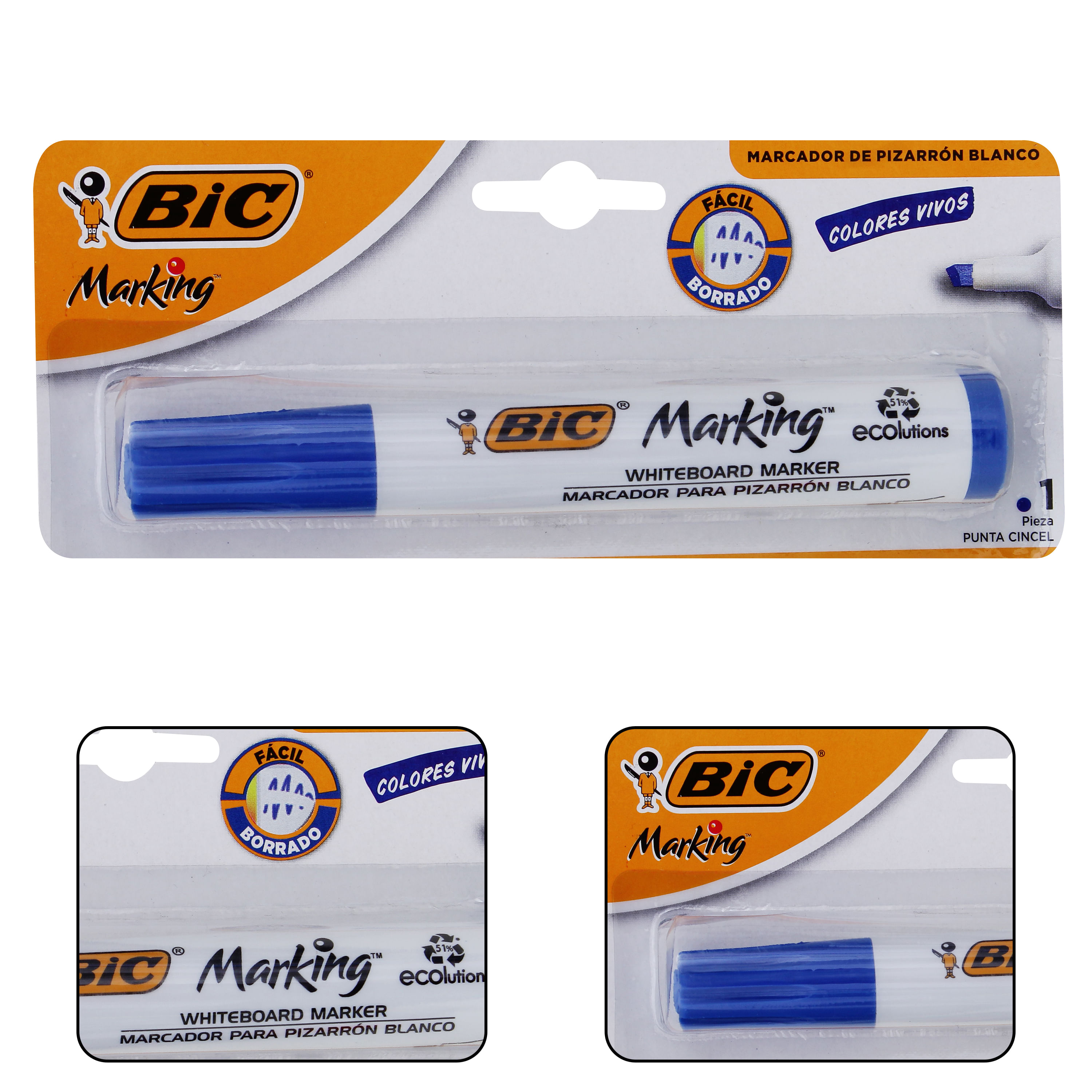 Comprar Marcador Bic color azul para pizzarra blanca | Walmart ...