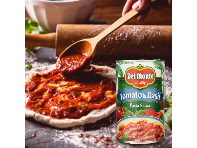 Salsa Del Monte Tomate Albahaca - 680gr