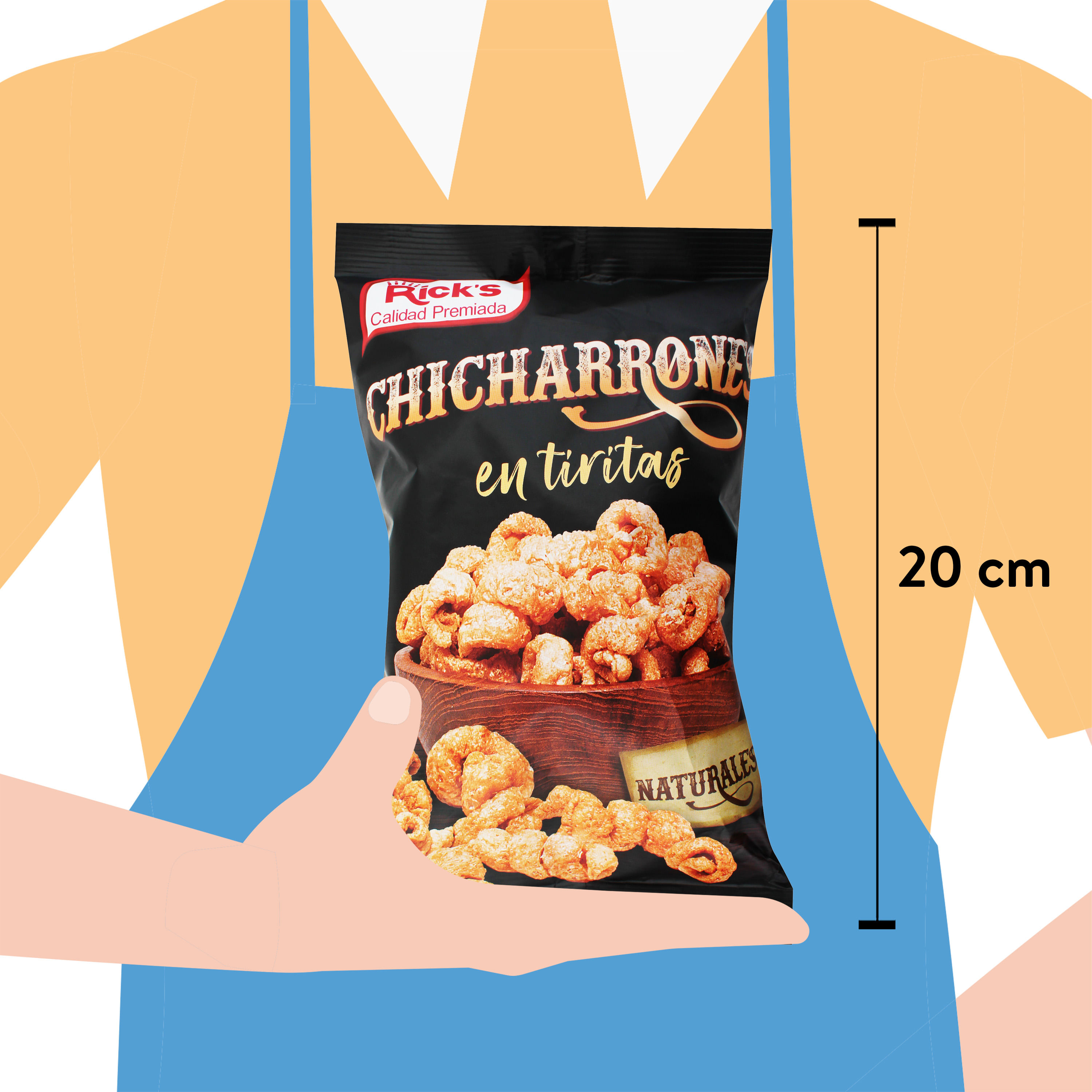 Comprar Snack Ricks Chicharrón Tiritas - 120 g | Walmart Guatemala ...