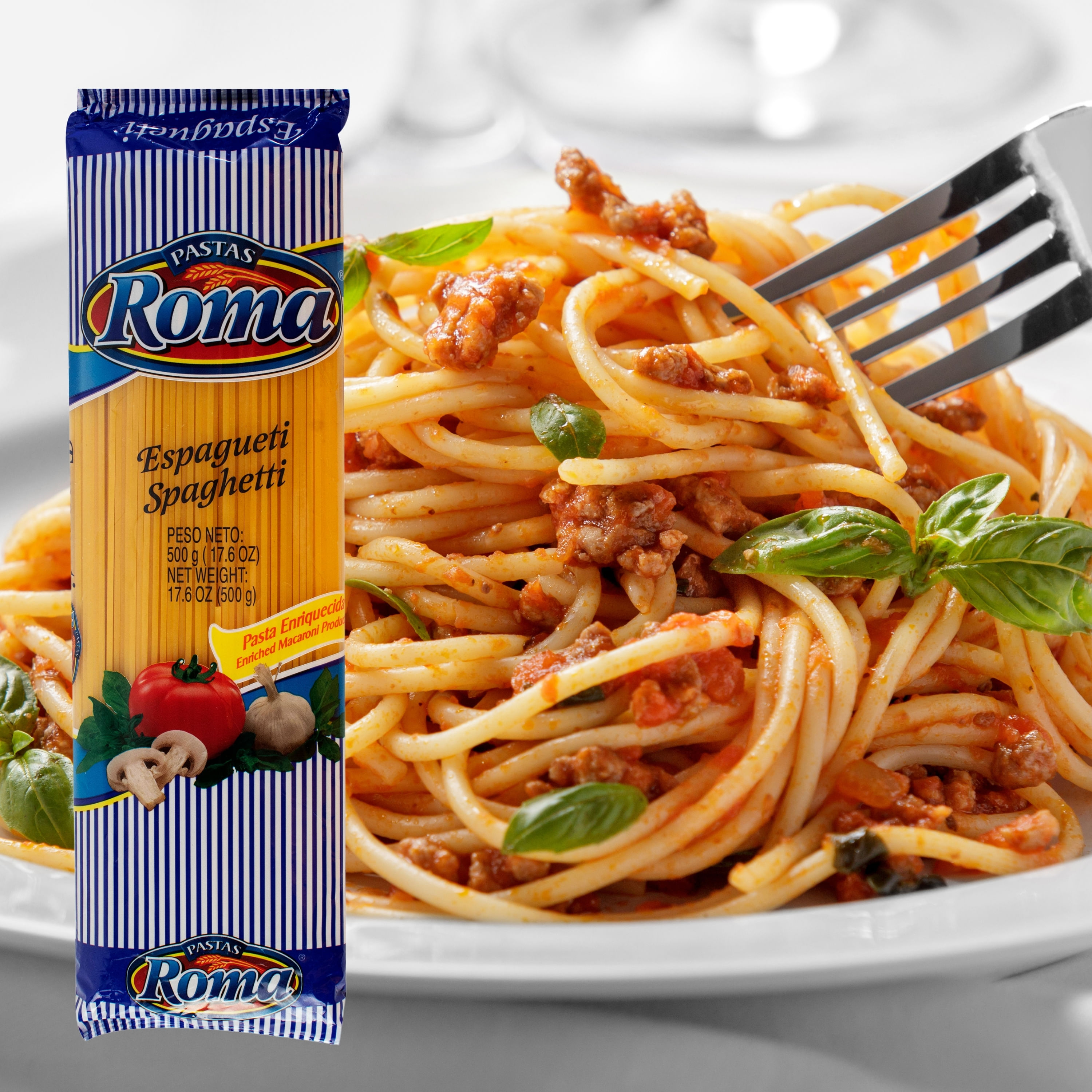 Comprar Pasta Larga Roma Espaguetti No 7 - 500 g | Walmart Guatemala