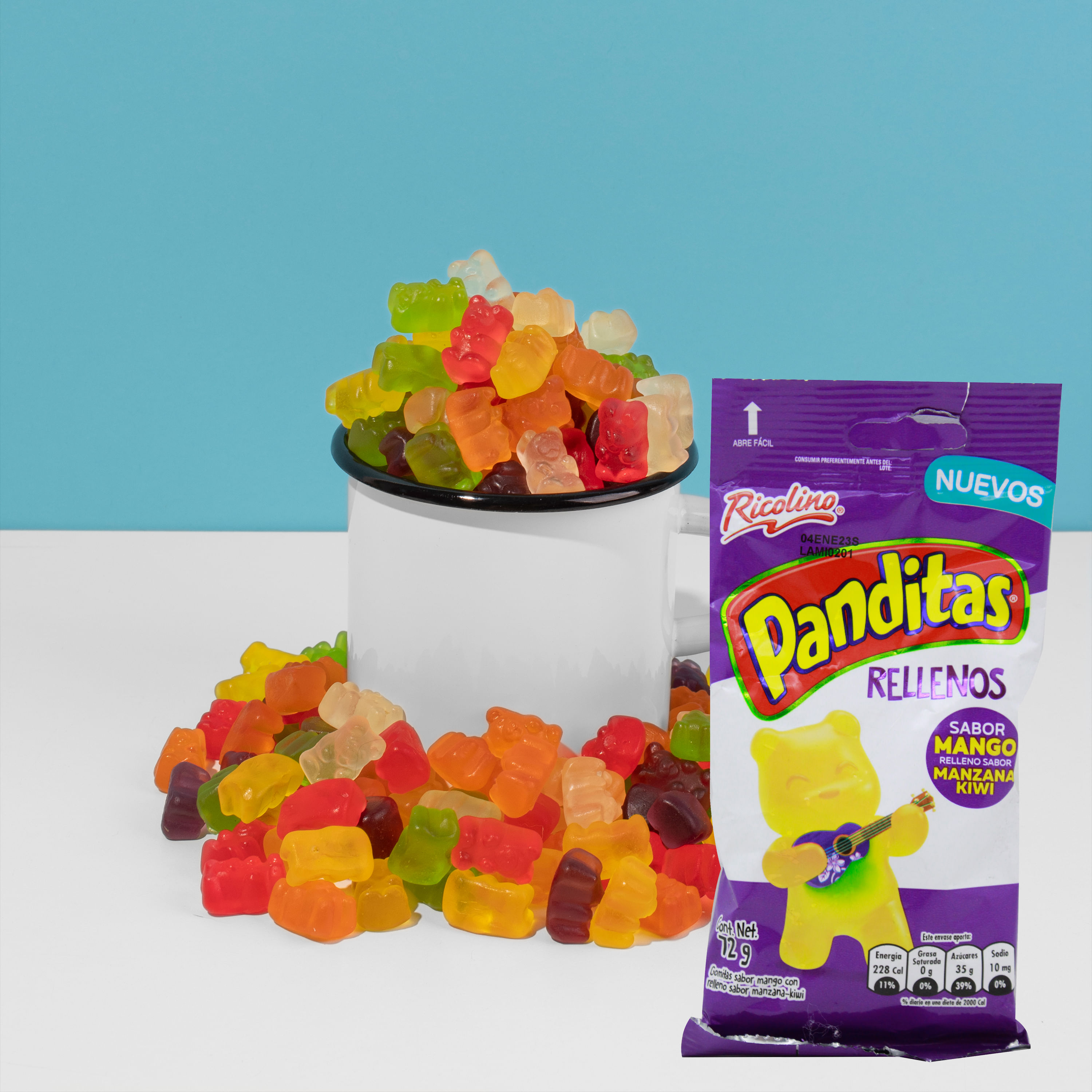 Comprar Gomitas Ricolino Panditas Rellenos 72 G Walmart Guatemala