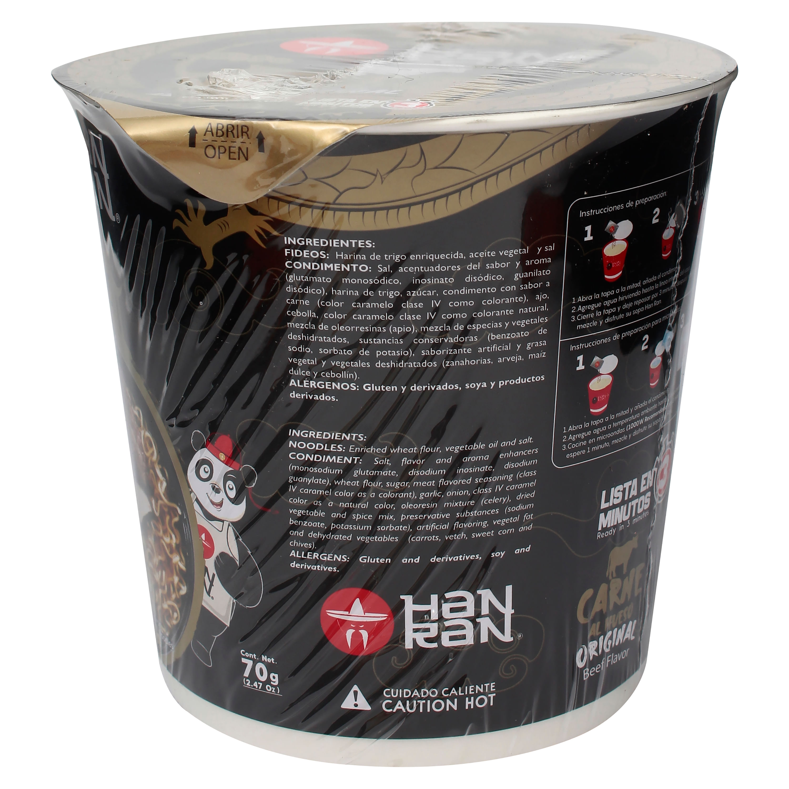 Comprar Sopa Han Ran Carne Original - 70 g | Walmart Guatemala