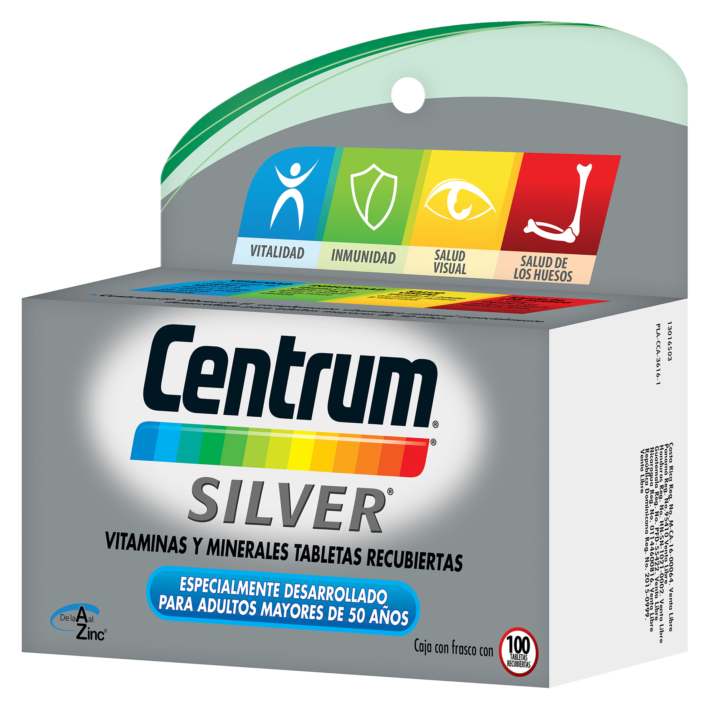 Comprar Multivitamínico Centrum Silver Para Adultos Mayores De 50 Años