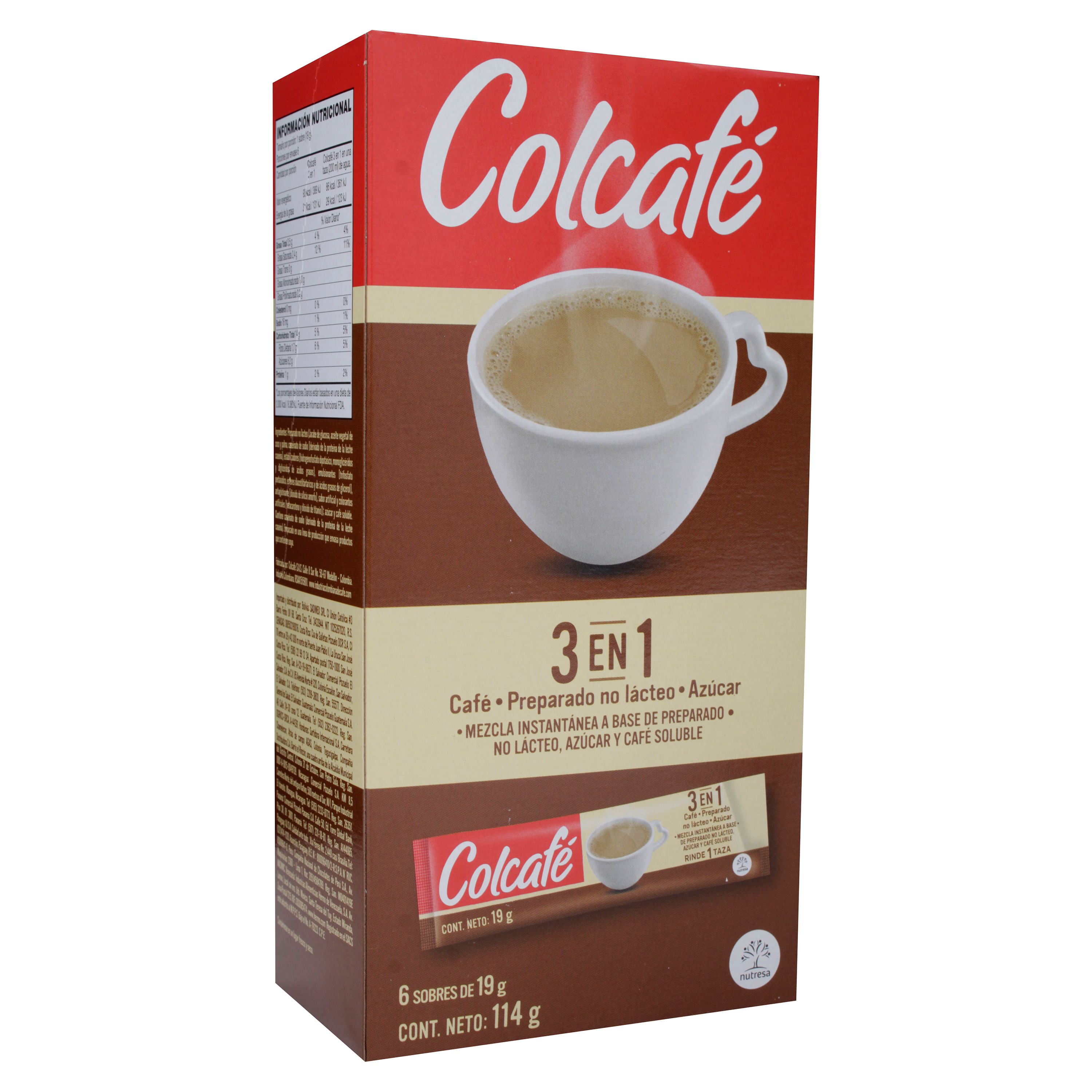 Comprar Café instantáneo Colcafe 3 En 1 -114 g | Walmart Walmart ...
