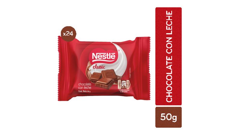Barras De Chocolate Con Leche Nestlé