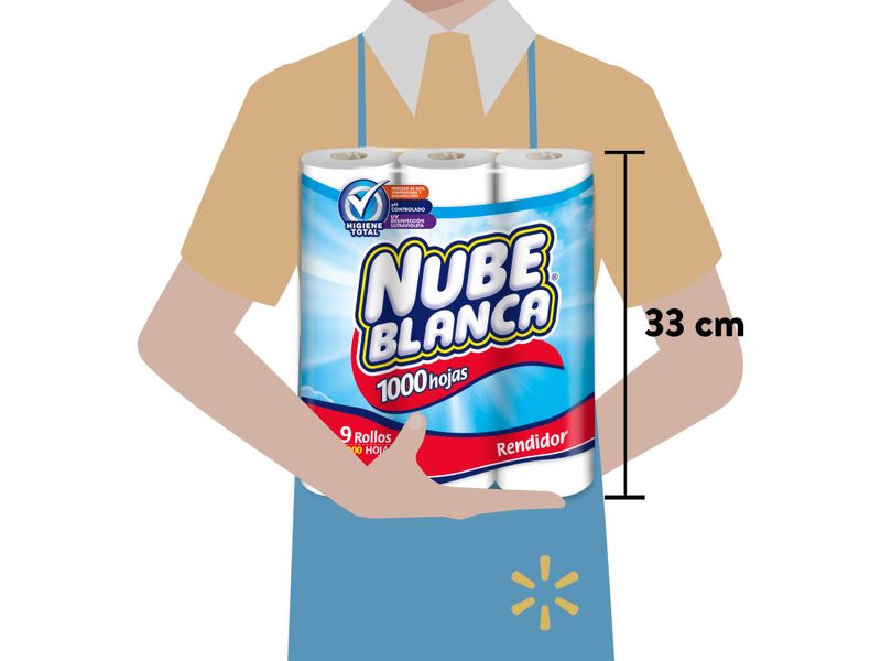 Comprar Papel Higiénico Nube Blanca 1000H 9R | Walmart Guatemala Comprar Papel Higiénico Nube Blanca 1000H 9R | Walmart Guatemala