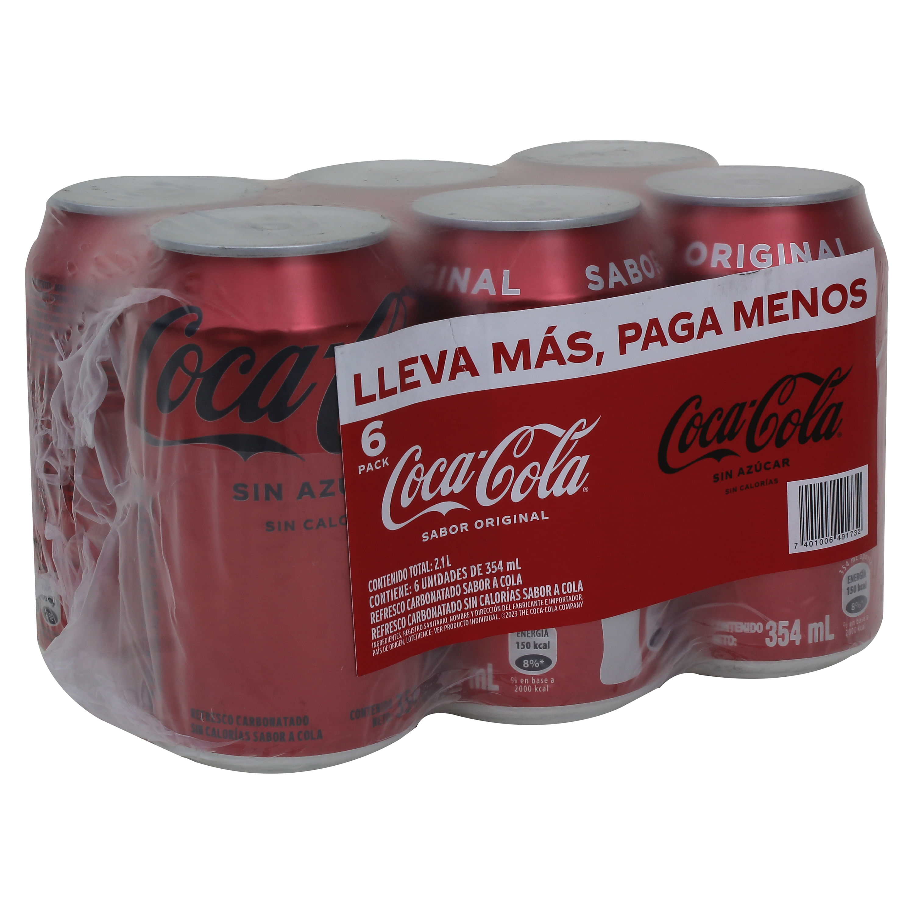 6 Pack Ccso Ccsa Lata 2124ml