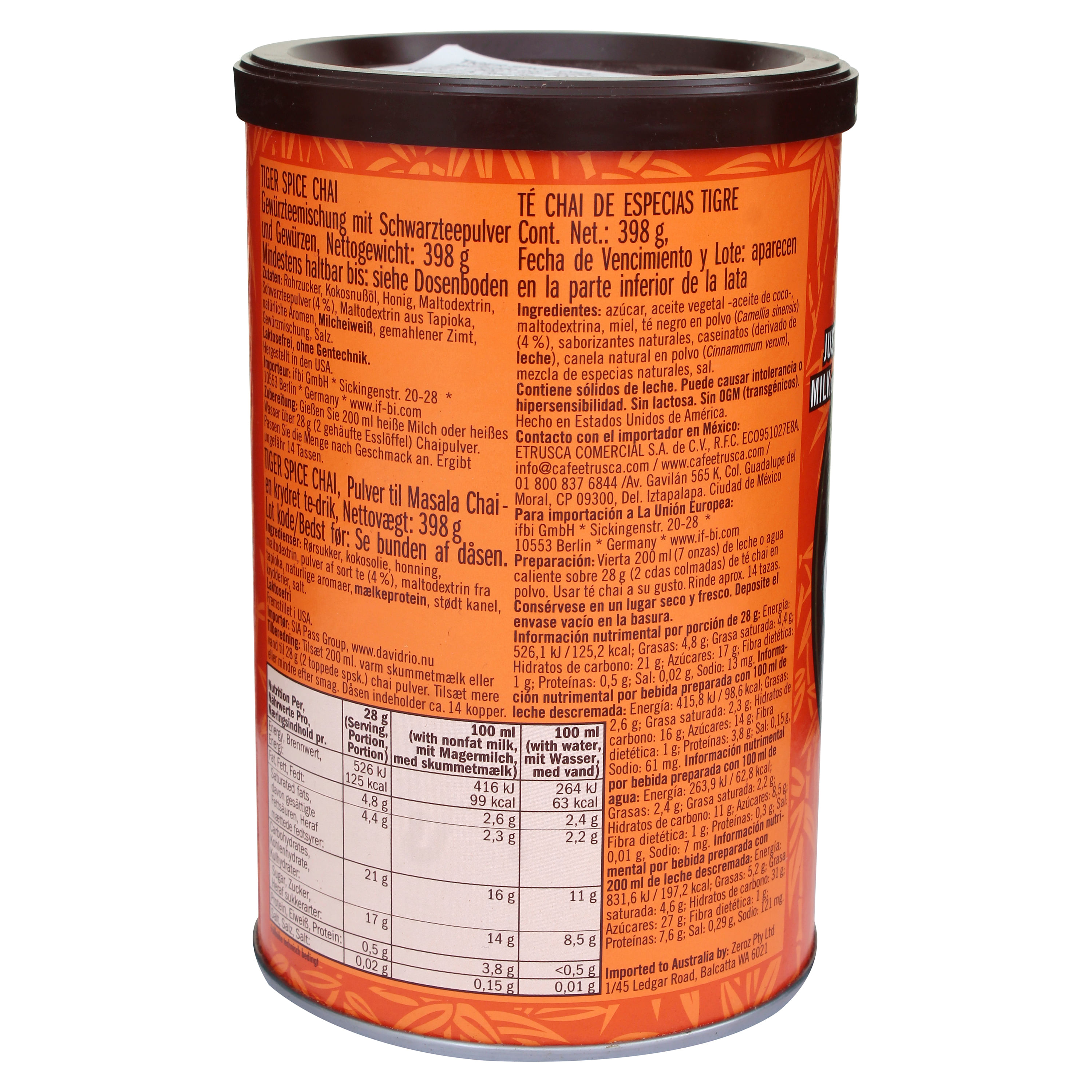 Comprar Té David Rio Elephant Vainilla Chai - 397 g | Walmart Guatemala ...