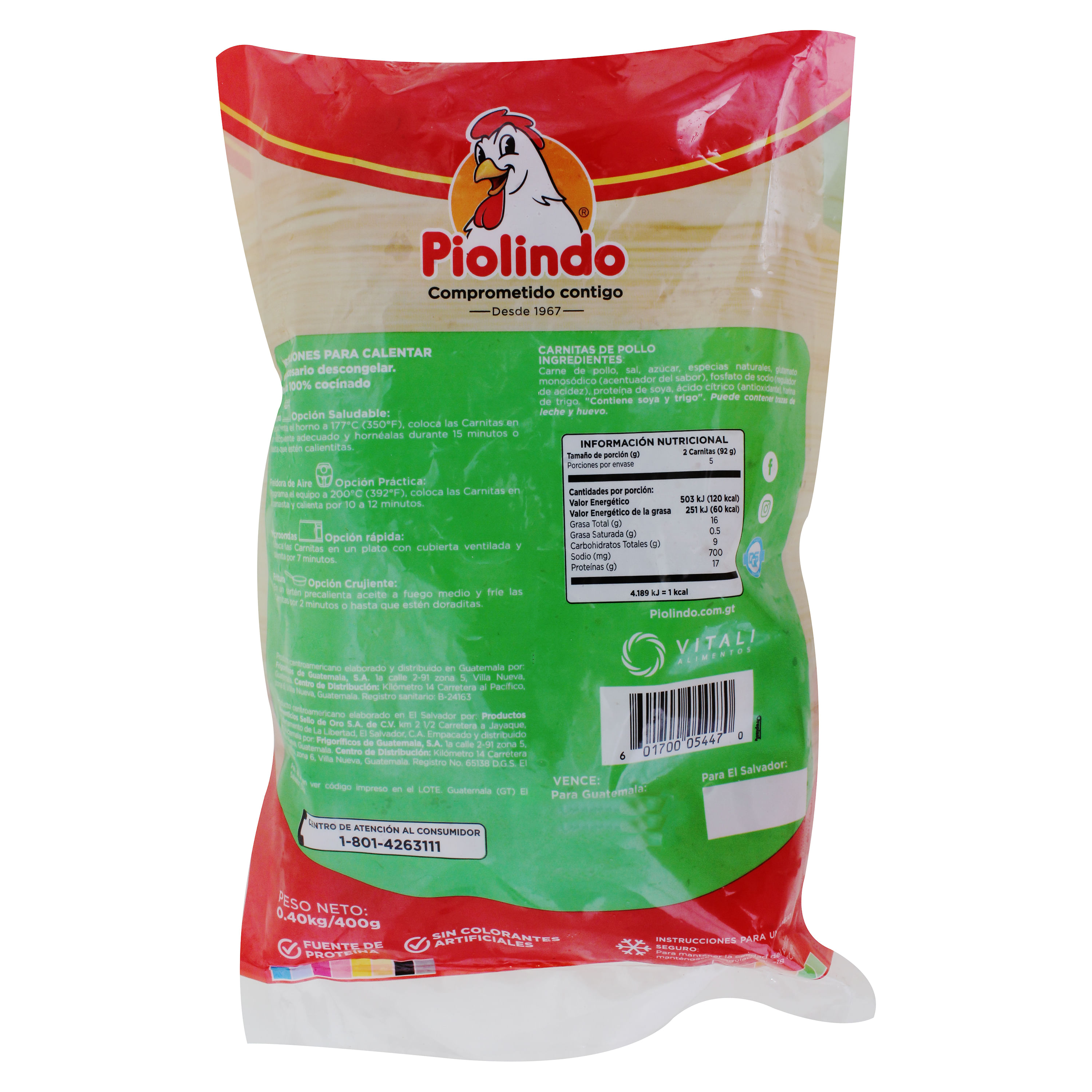 Comprar Carnitas Pio Lindo 400G | Walmart Guatemala - Paiz | Guatemala
