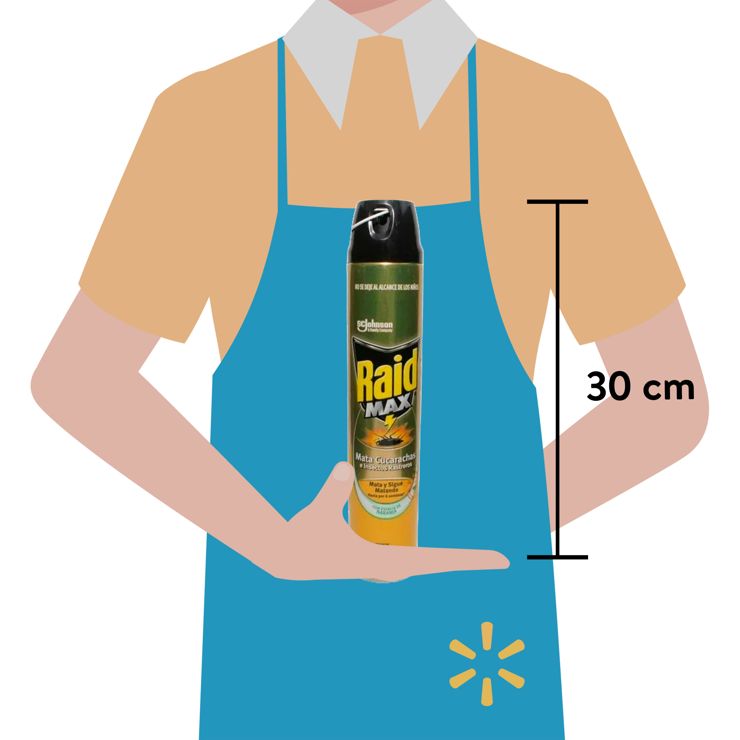 Comprar Insecticida Raid Max Aerosol Naranja - 400 ml I Walmart Guatemala