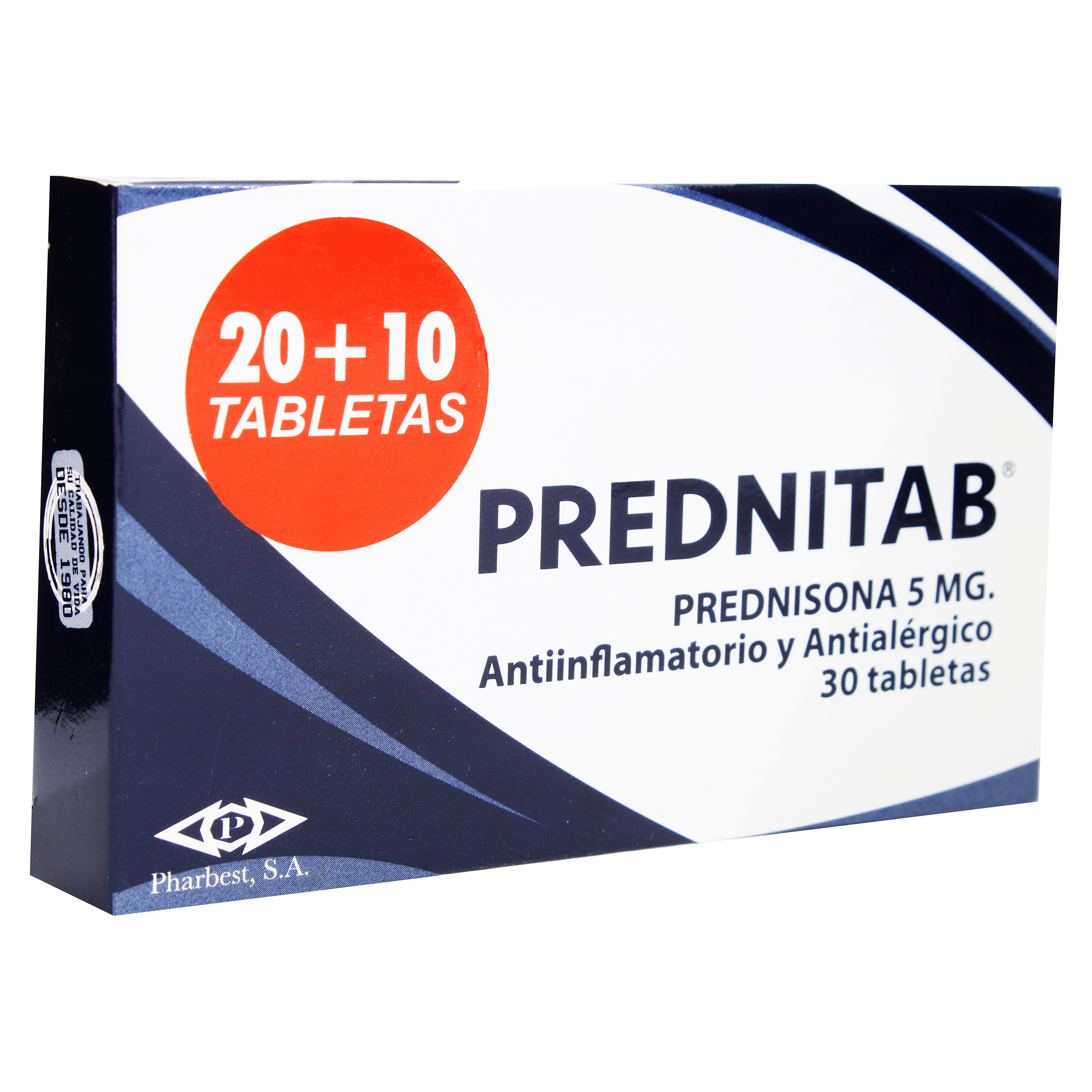 Comprar Prednitab 5Mg 30 Tabletas Ea | Walmart Guatemala