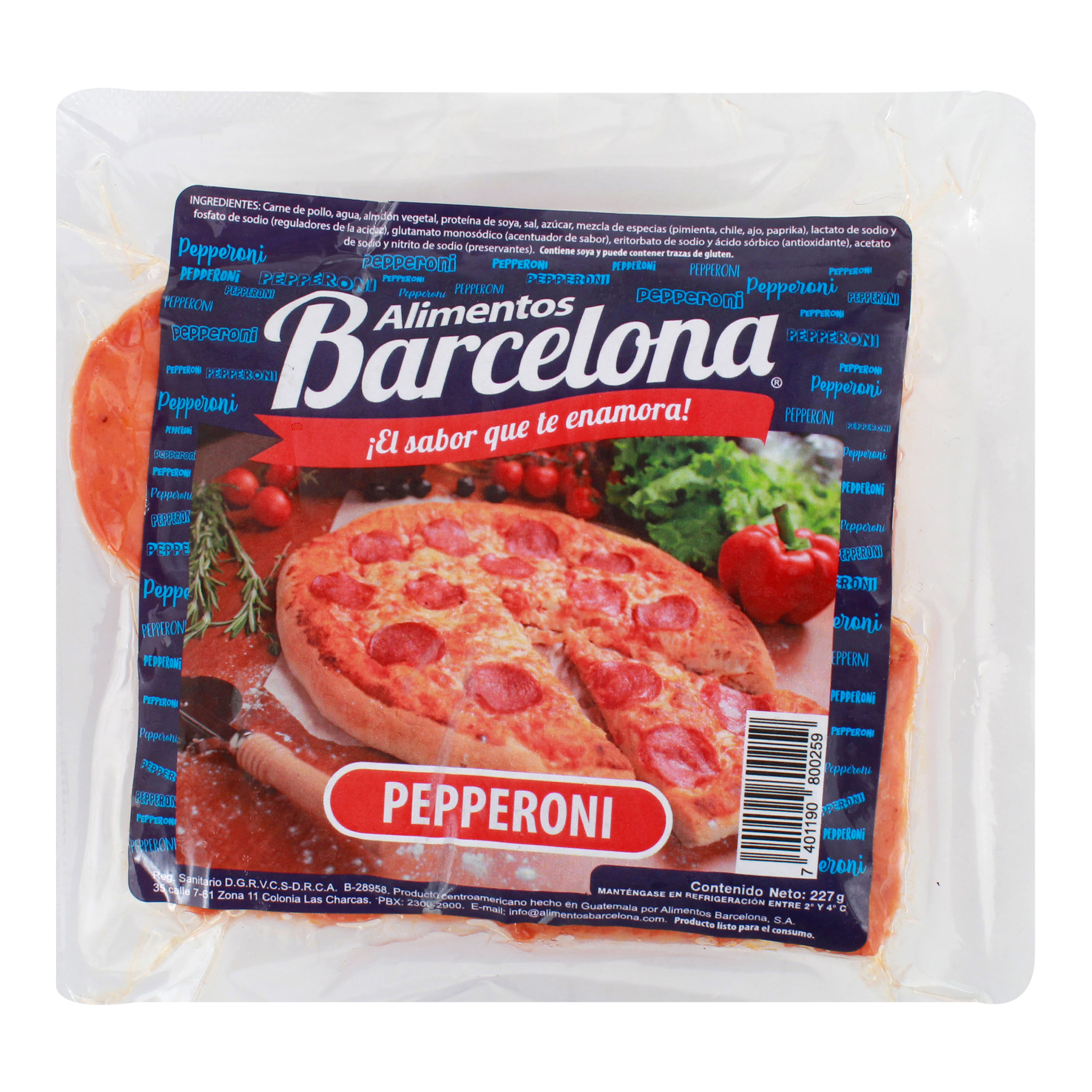 Comprar Pepperoni Alimentos Barcelona - 227 g | Walmart Guatemala ...