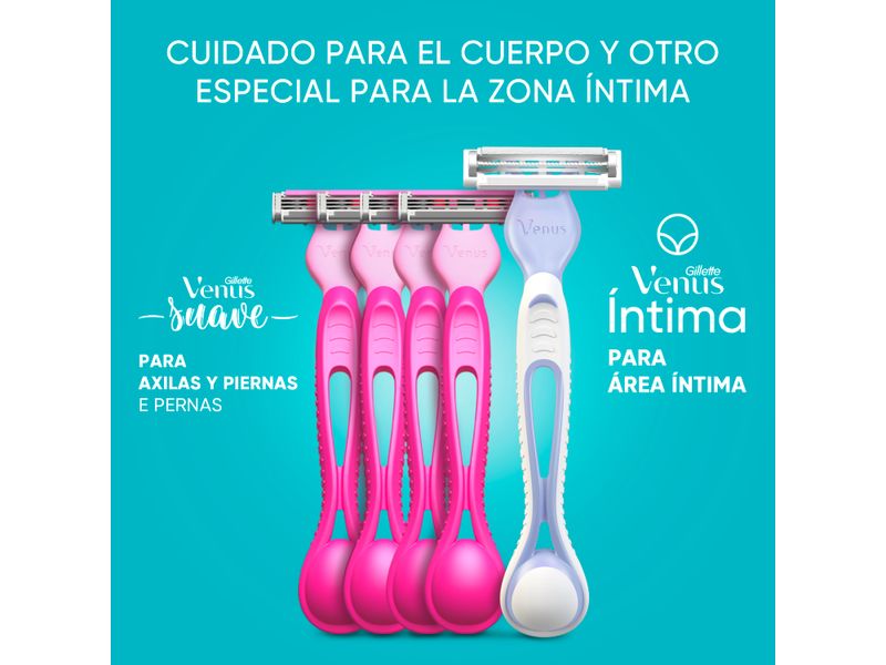 Gillette Venus Suave Intima 4ea
