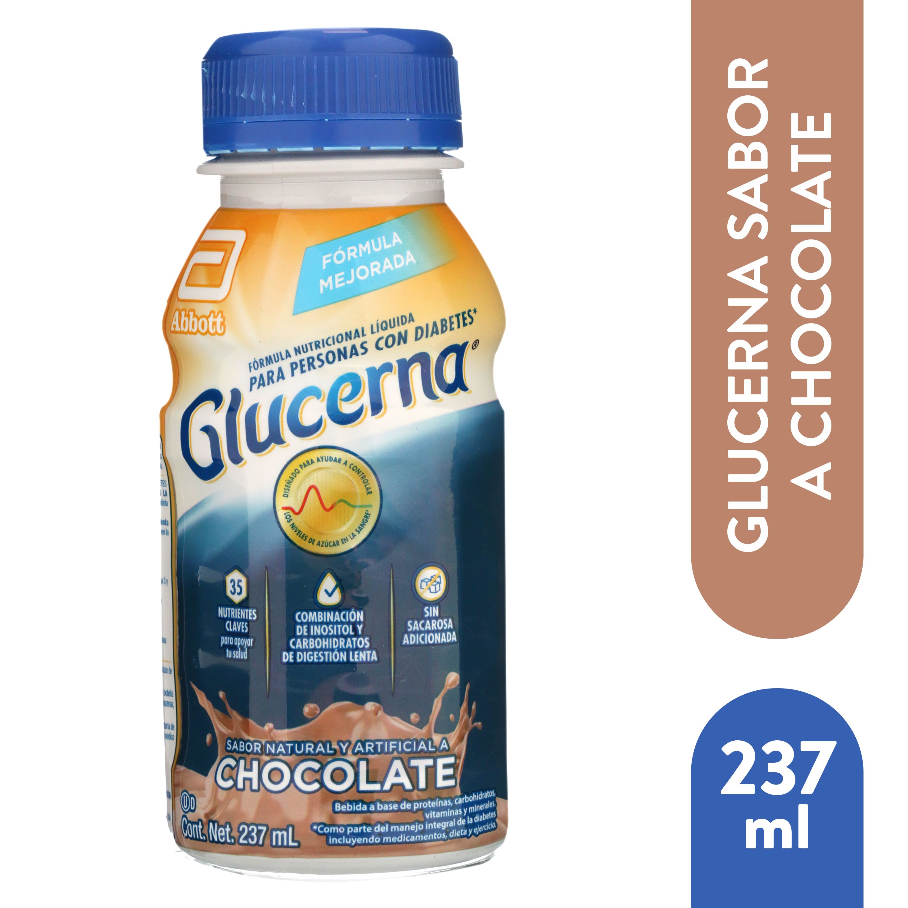 Comprar Fórmula Nutricional Glucerna® Sabor Chocolate - 237ml | Walmart ...