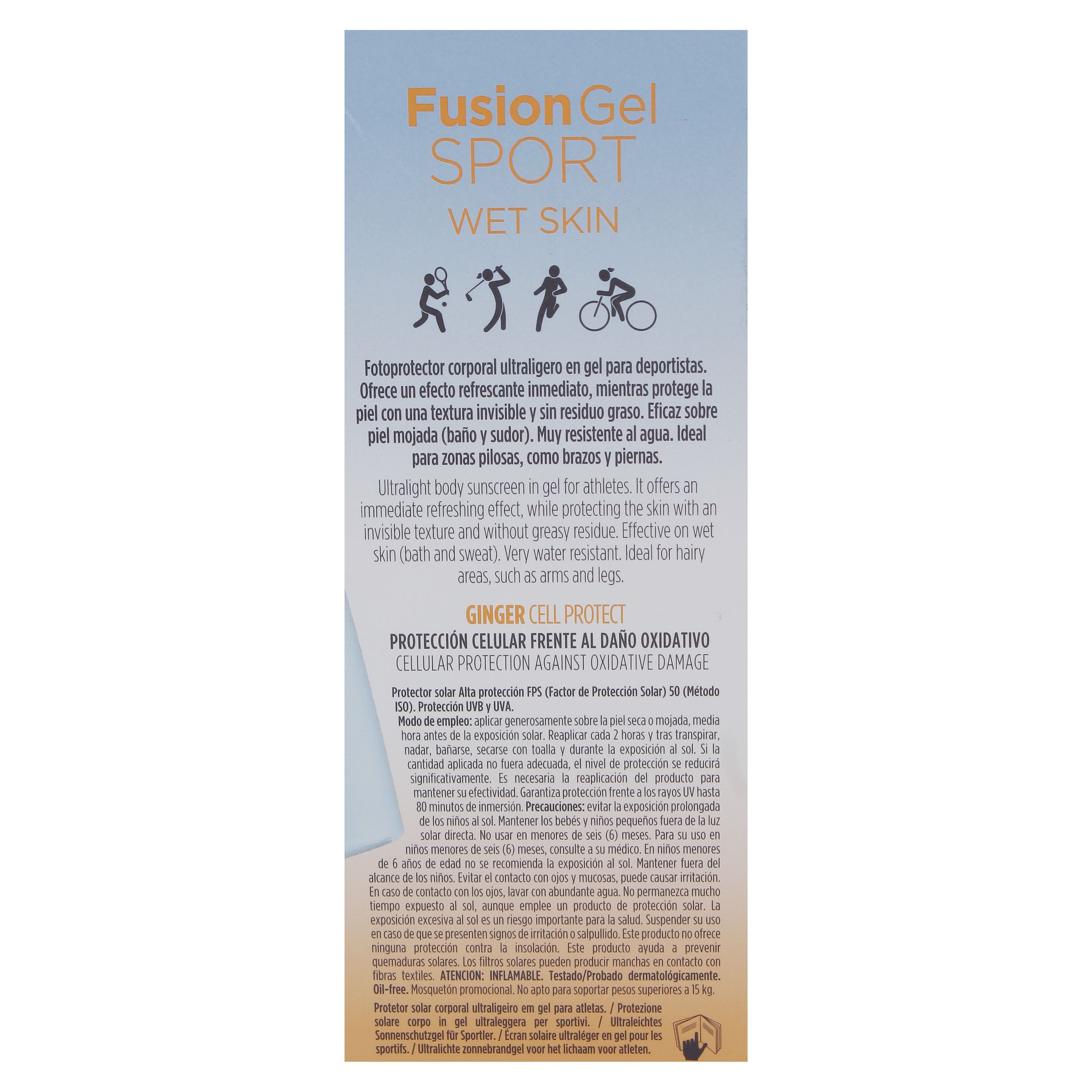 Comprar Protector solar Isdin fusion gel sport SPF 50 - 100 ml ...
