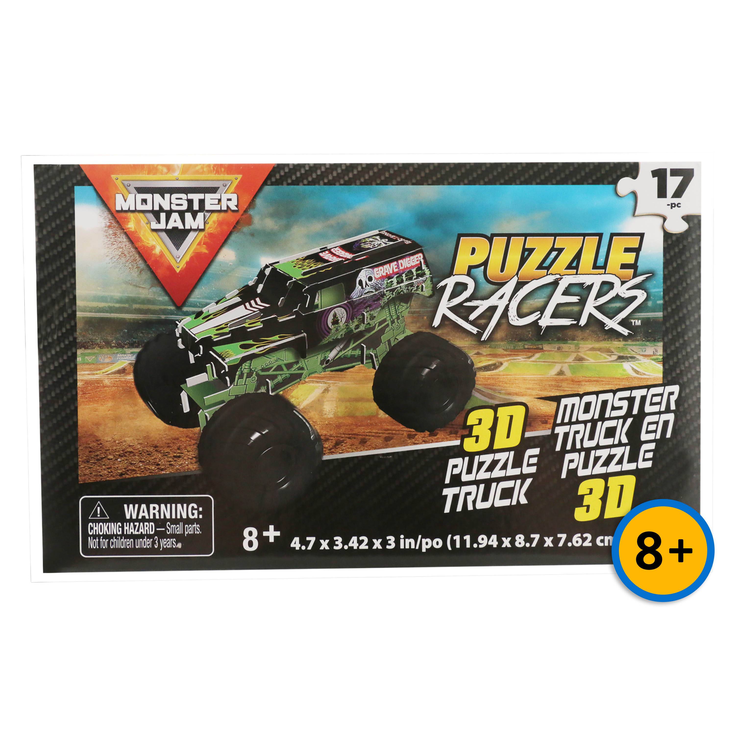 Rompecabezas Monster Jam 3D Camión - 17 Piezas - Walmart | Guatemala